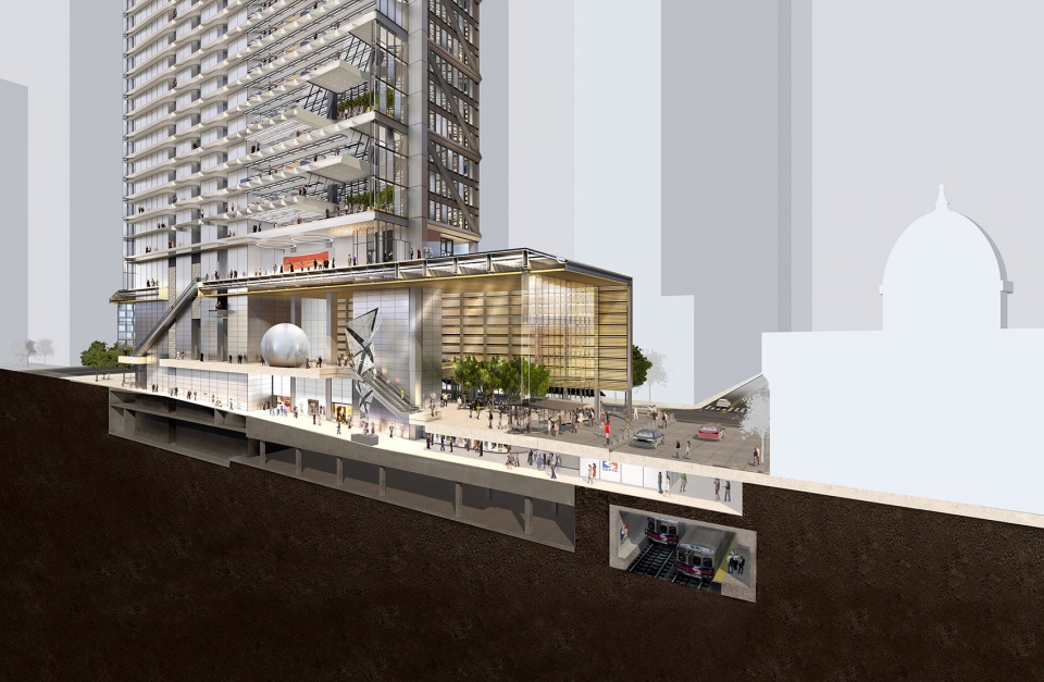 Comcast Technology Center and Four Seasons Hotel by Foster + Partners ...