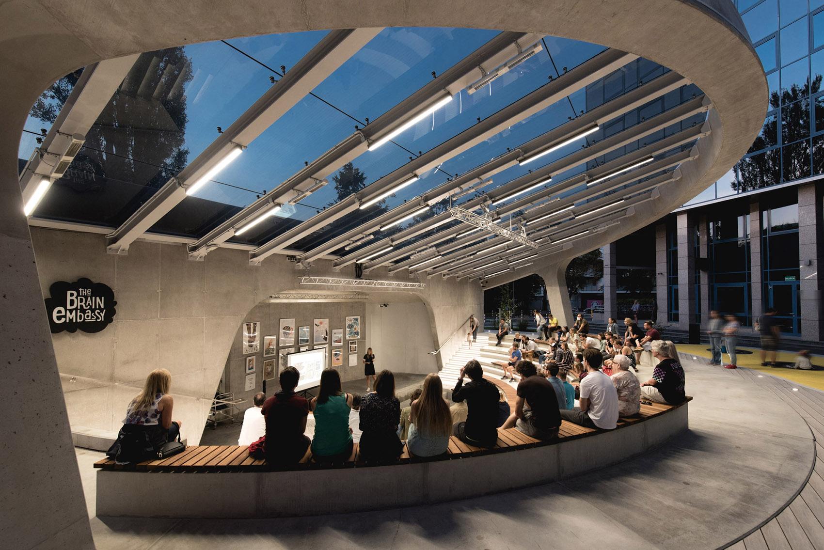 Brain Embassy Amphitheatre by mode:lina - 谷德设计网