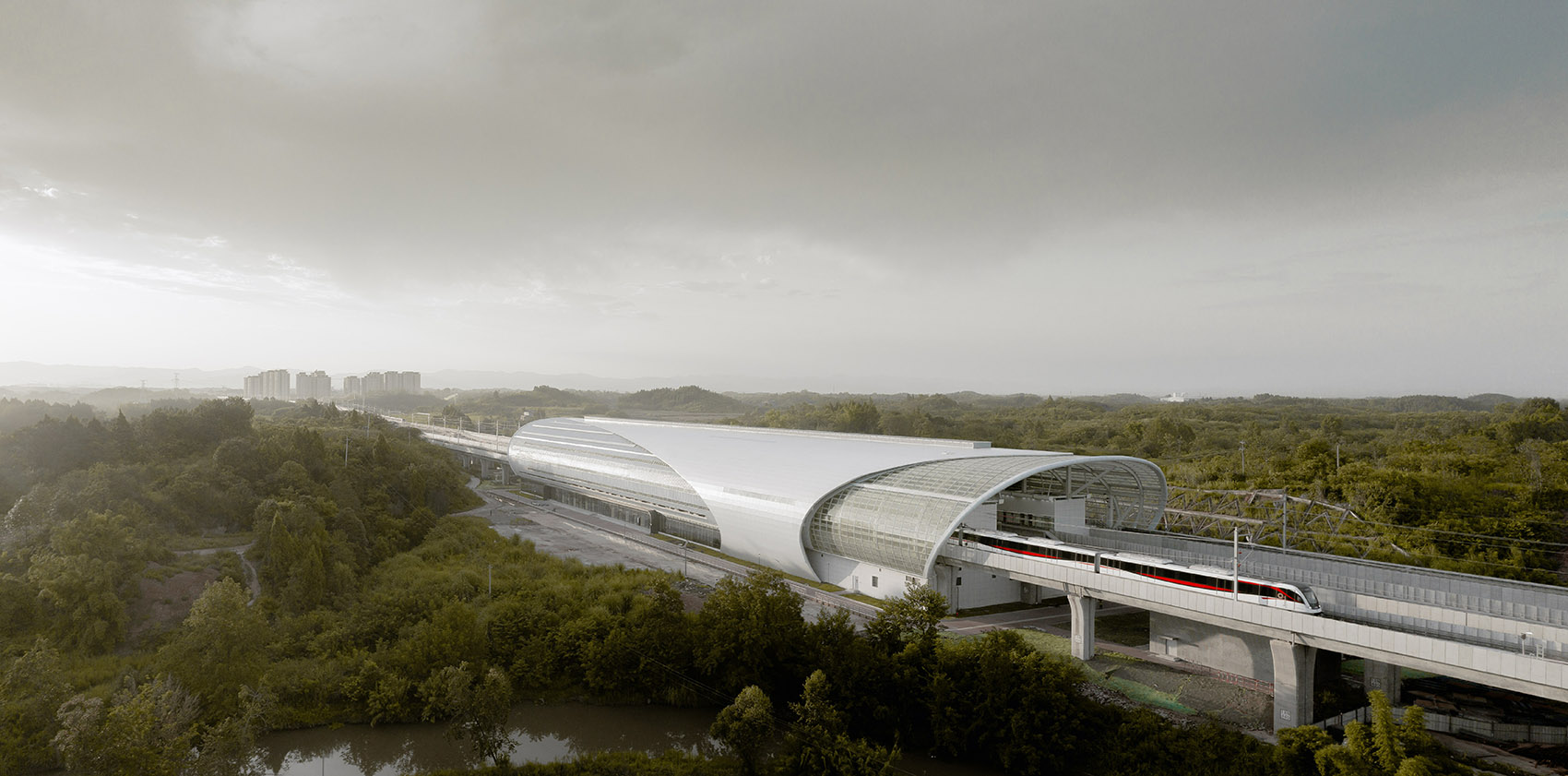 Chengdu Metro Line 18, China by J&A - 谷德设计网