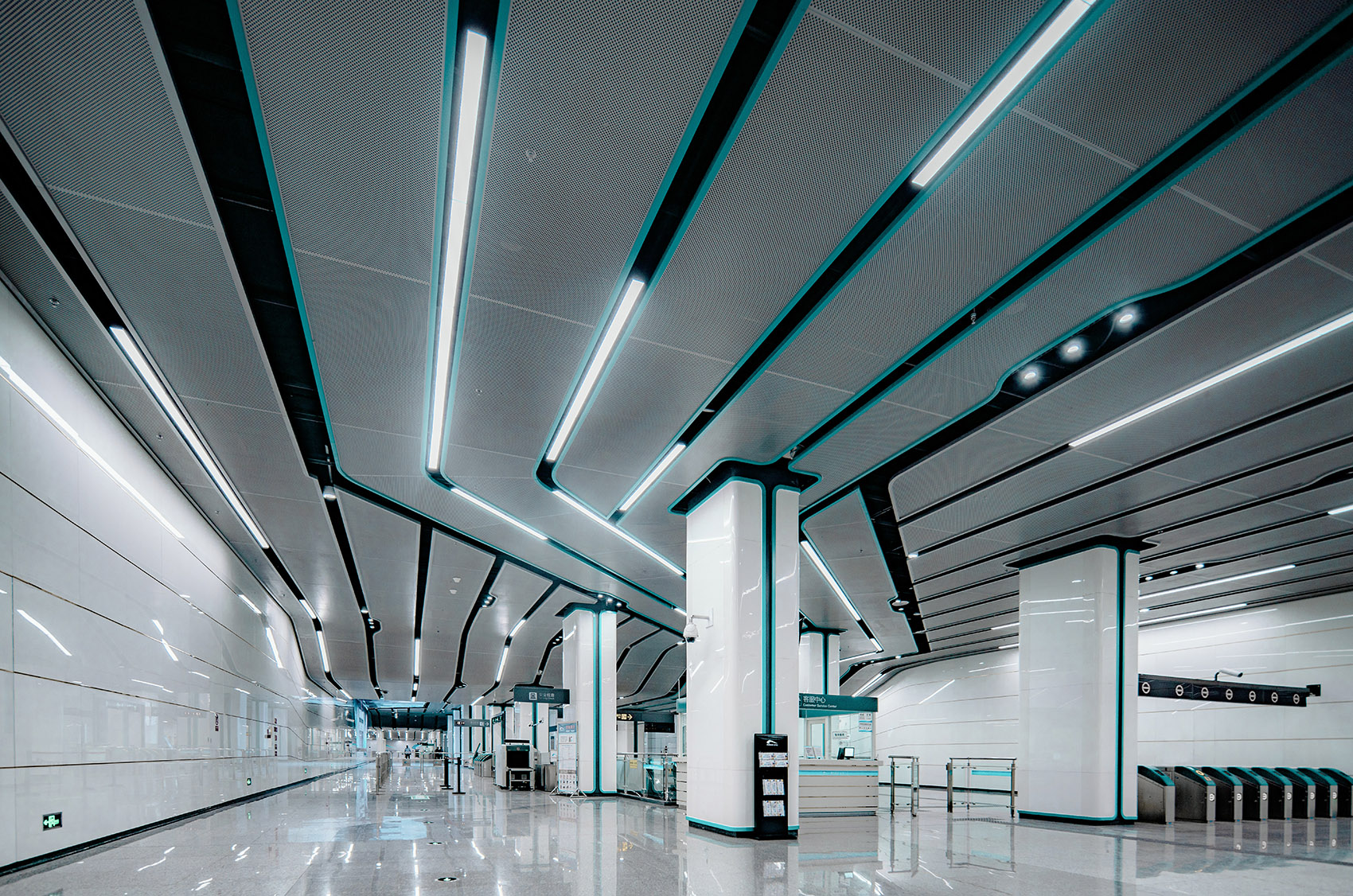 Chengdu Metro Line 18, China by J&A - 谷德设计网