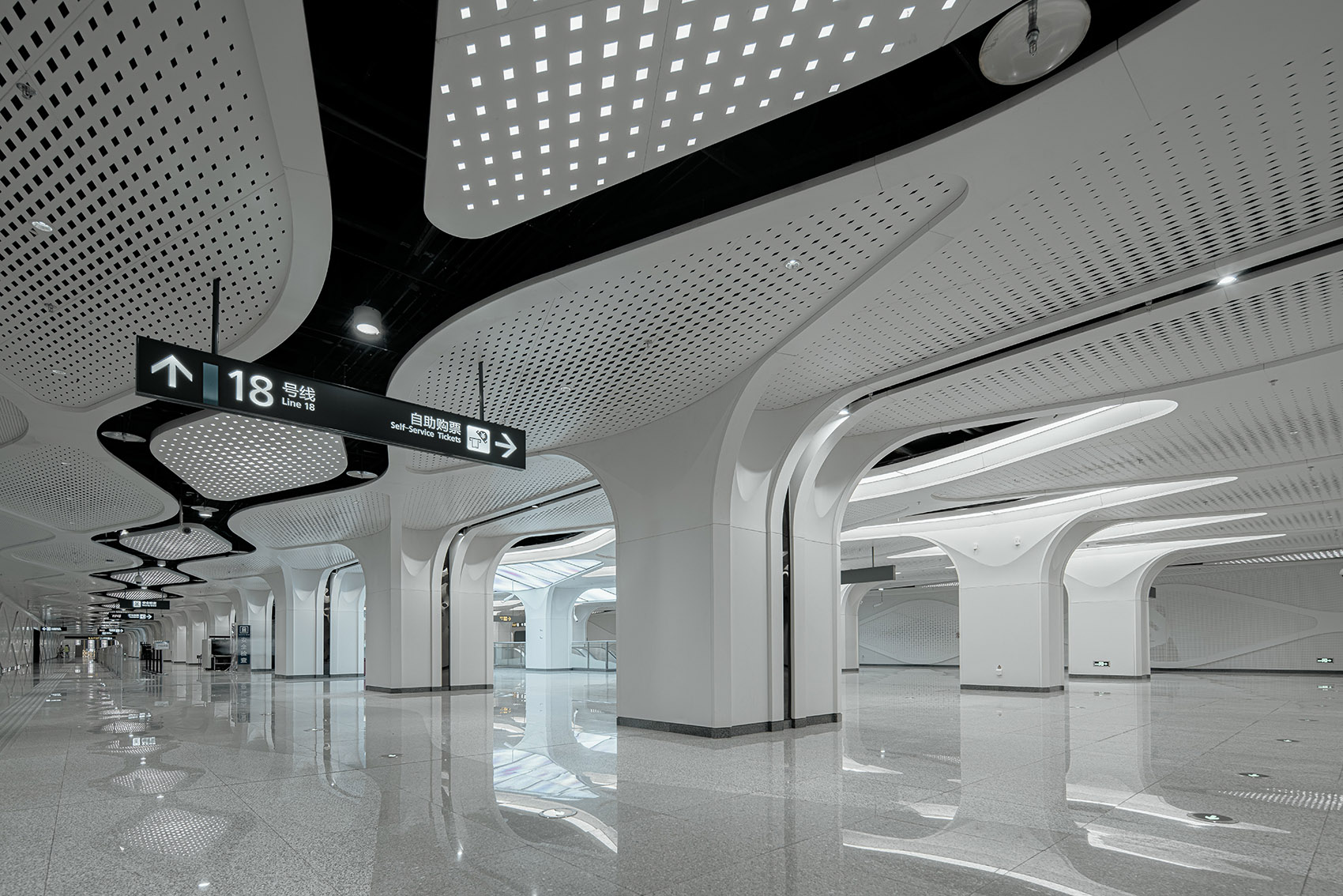 Chengdu Metro Line 18, China by J&A - 谷德设计网