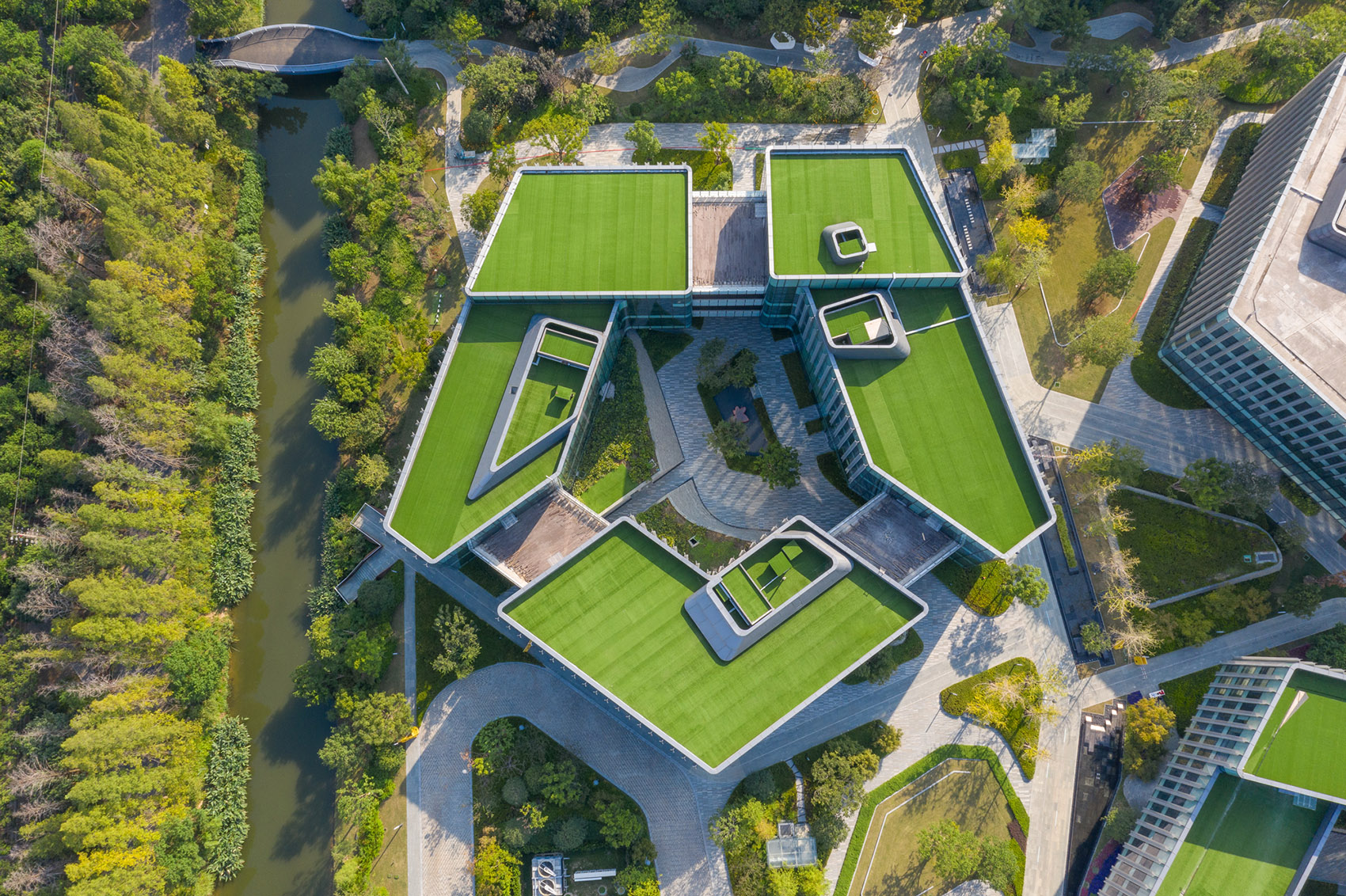 Nanjing Eco Hi-Tech Island: Xin Wei Yi Technology Park, China by NBBJ ...