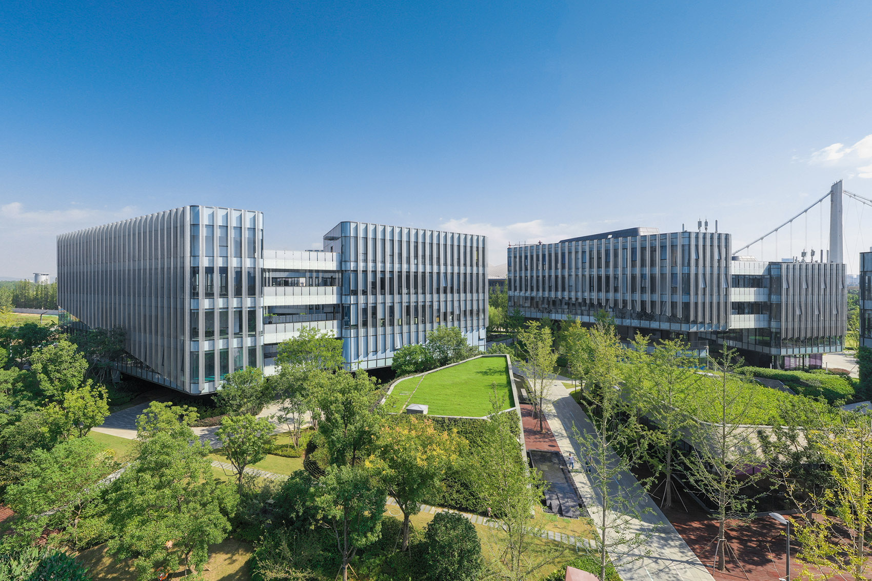 Nanjing Eco Hi-Tech Island: Xin Wei Yi Technology Park, China by NBBJ ...