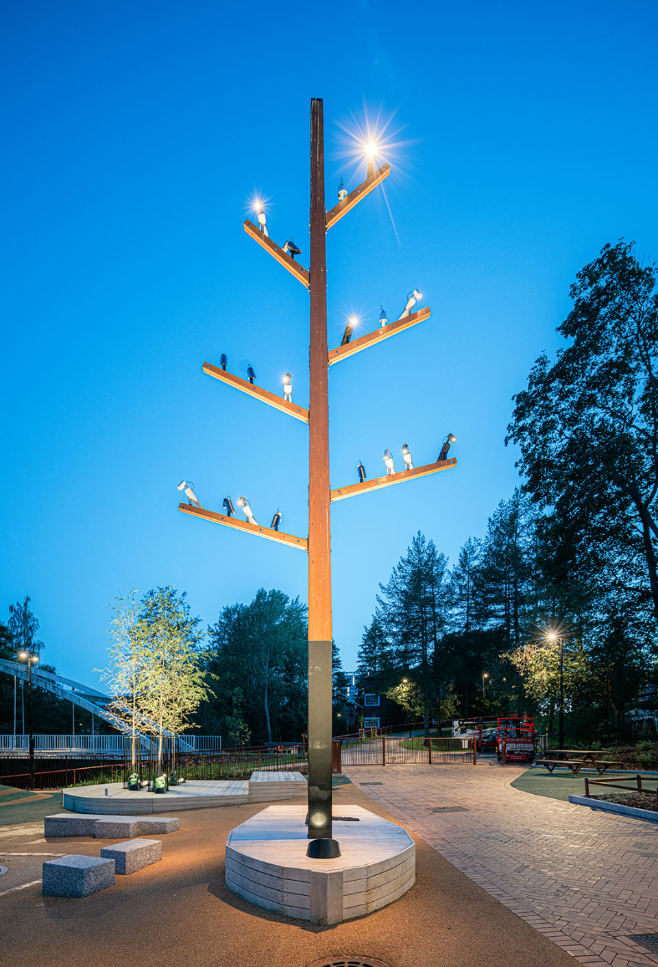 Åvik River Reed Playground and river park by LOCI Landscape Architects ...