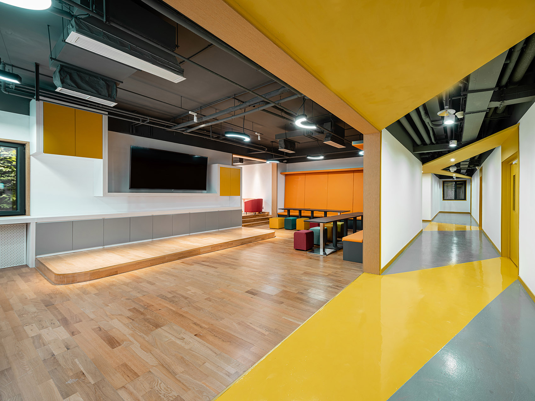 The upgrade of the underground space of dormitory building No. 35 of ...