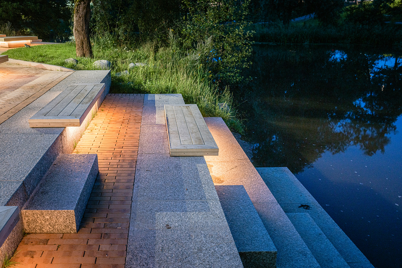 Åvik River Reed Playground and river park by LOCI Landscape Architects ...