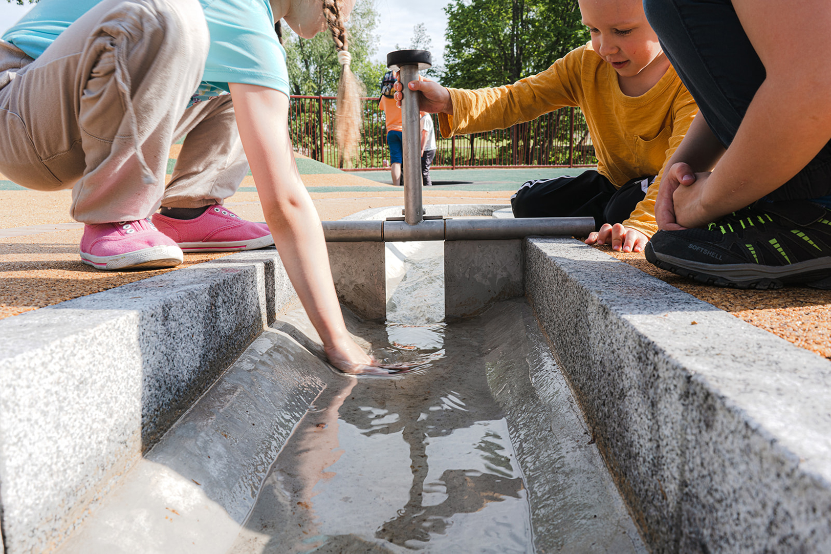 Åvik River Reed Playground and river park by LOCI Landscape Architects ...