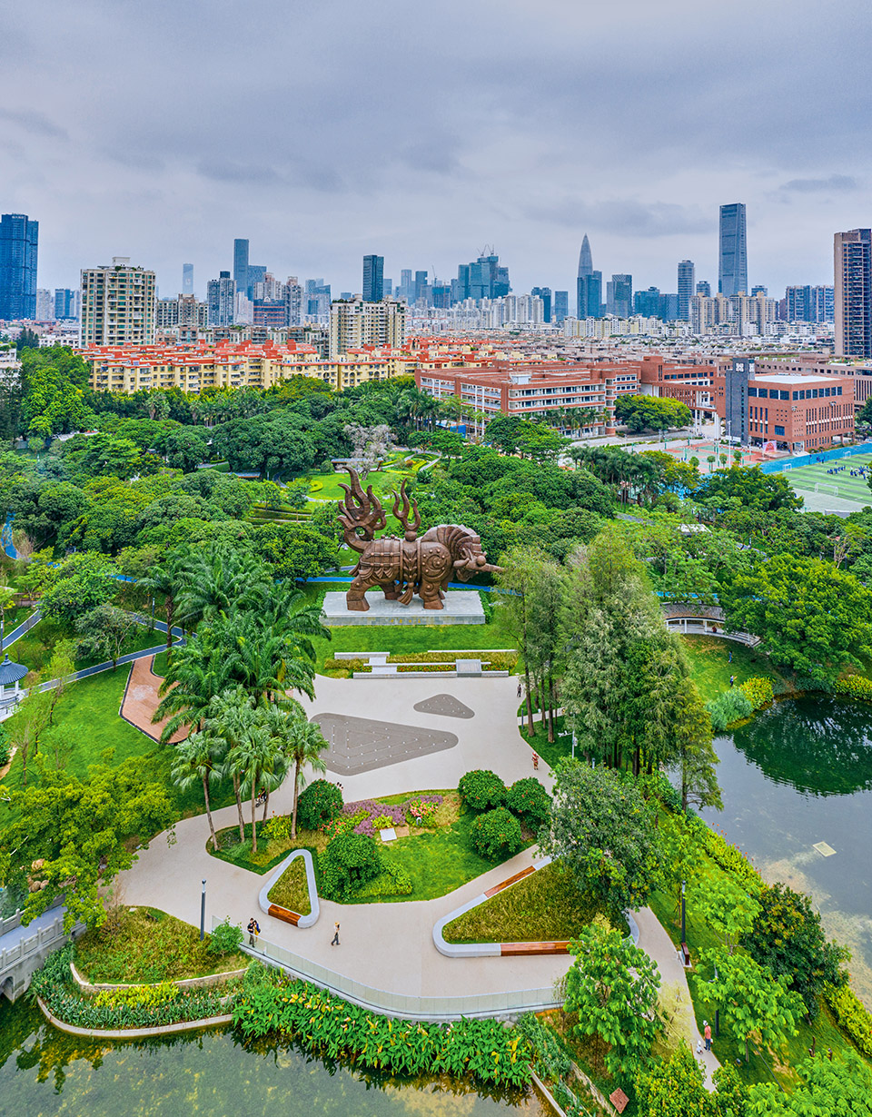 SIHAI Park Landscape Optimizing Design, China by SZLA - 谷德设计网