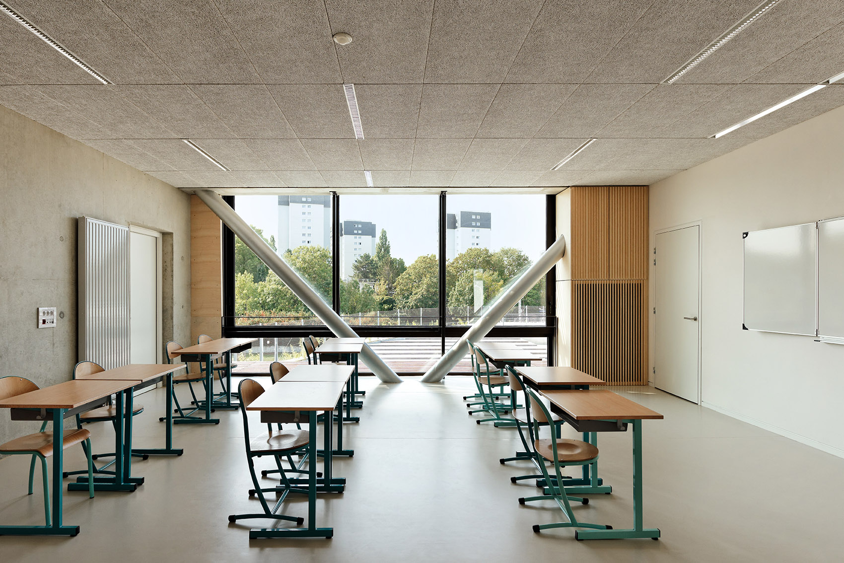 School Center and Leisure Activity Center in Antony by Dietmar ...