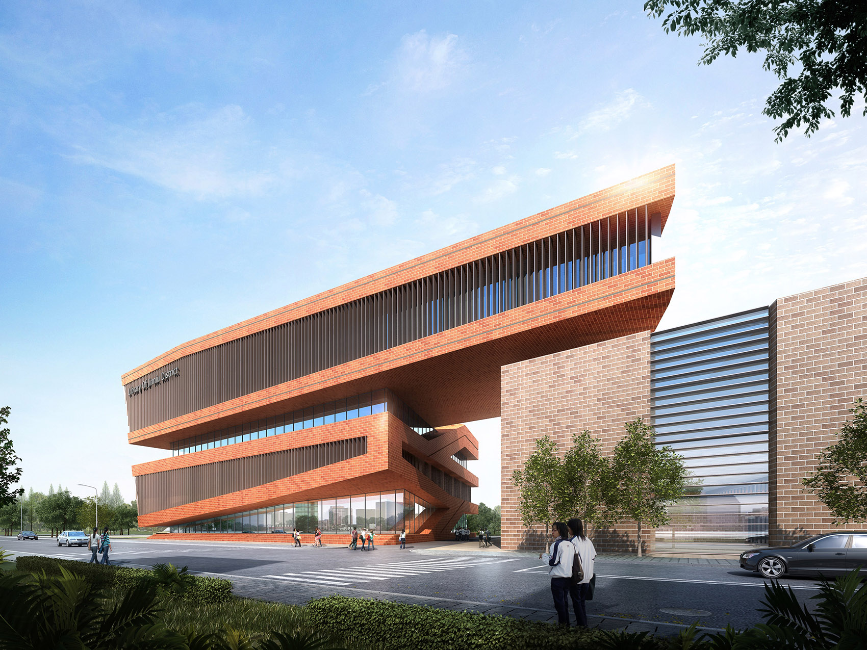 Chengdu Jinniu District Library, China by DUTStudio - 谷德设计网