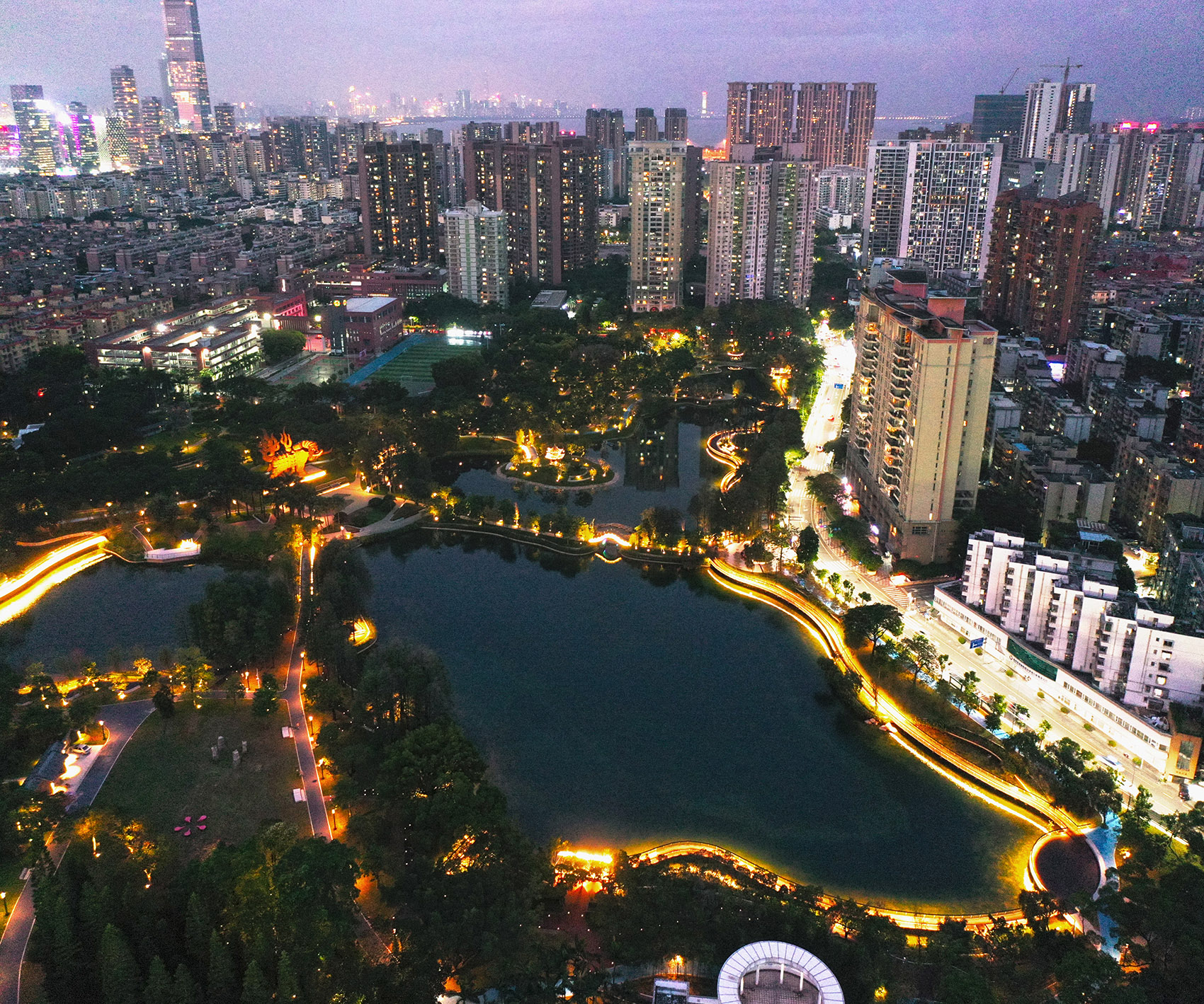 SIHAI Park Landscape Optimizing Design, China by SZLA - 谷德设计网