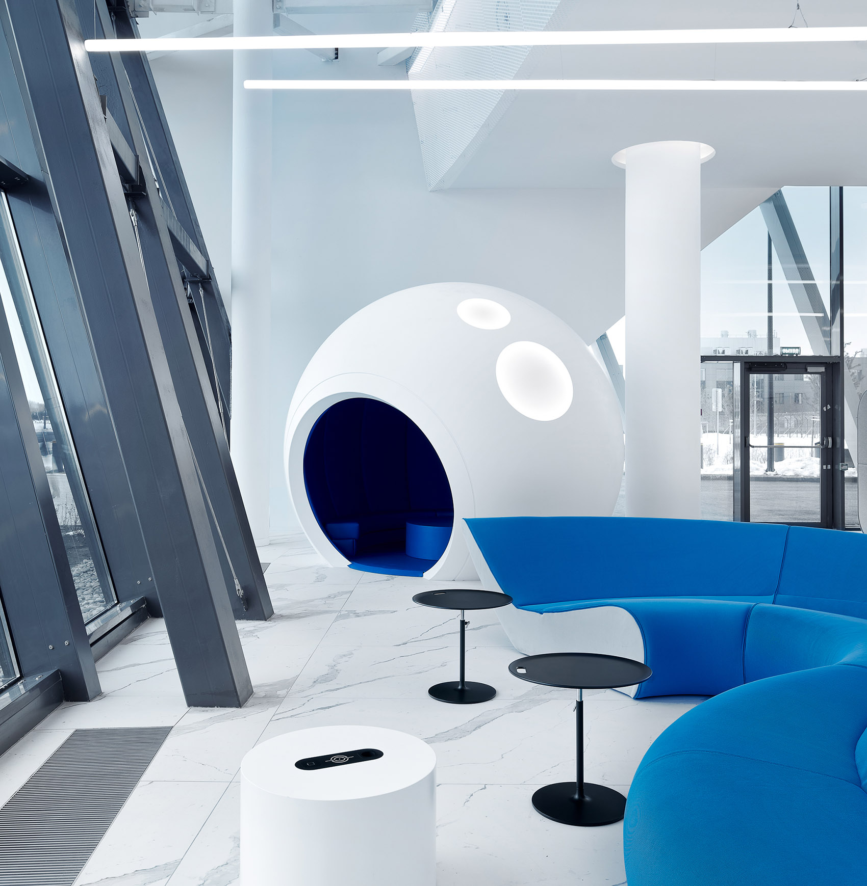 Gagarin Airport VIP-lounge by VOX Architects - 谷德设计网