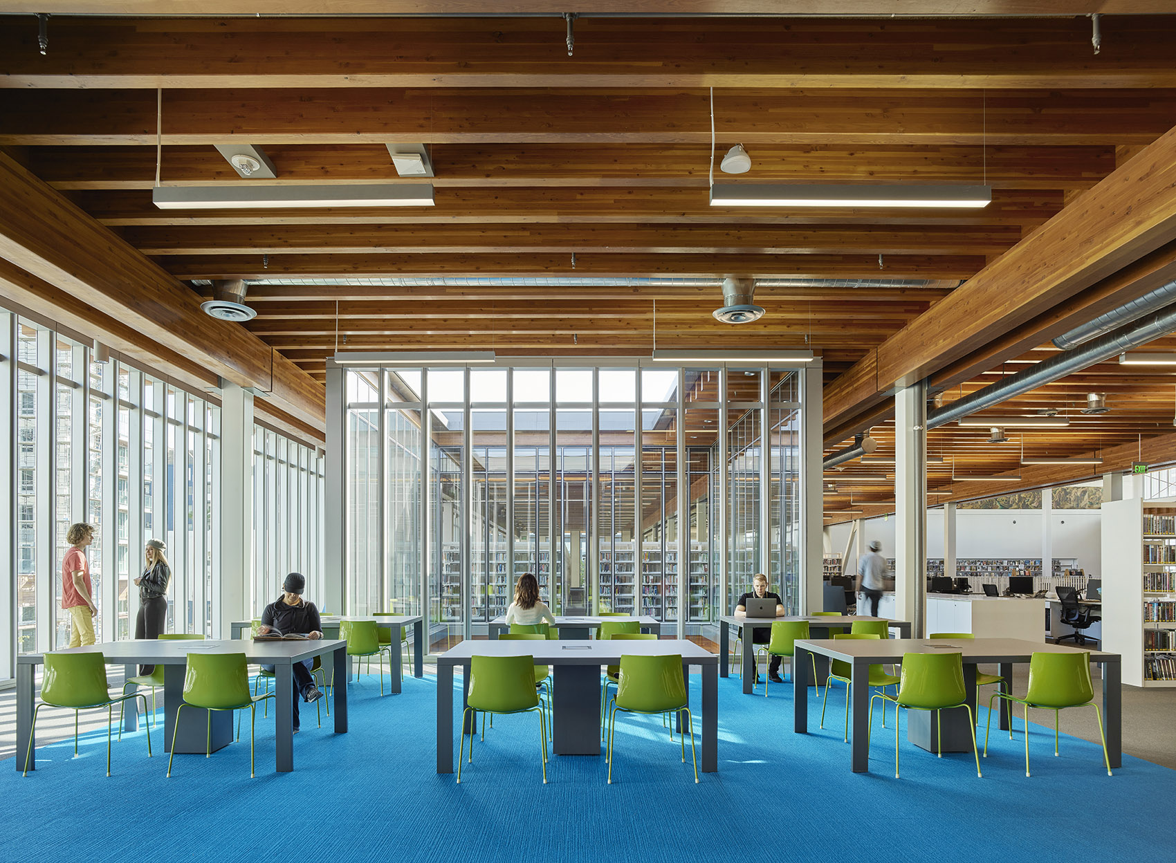 Billie Jean King Main Library by SOM - 谷德设计网