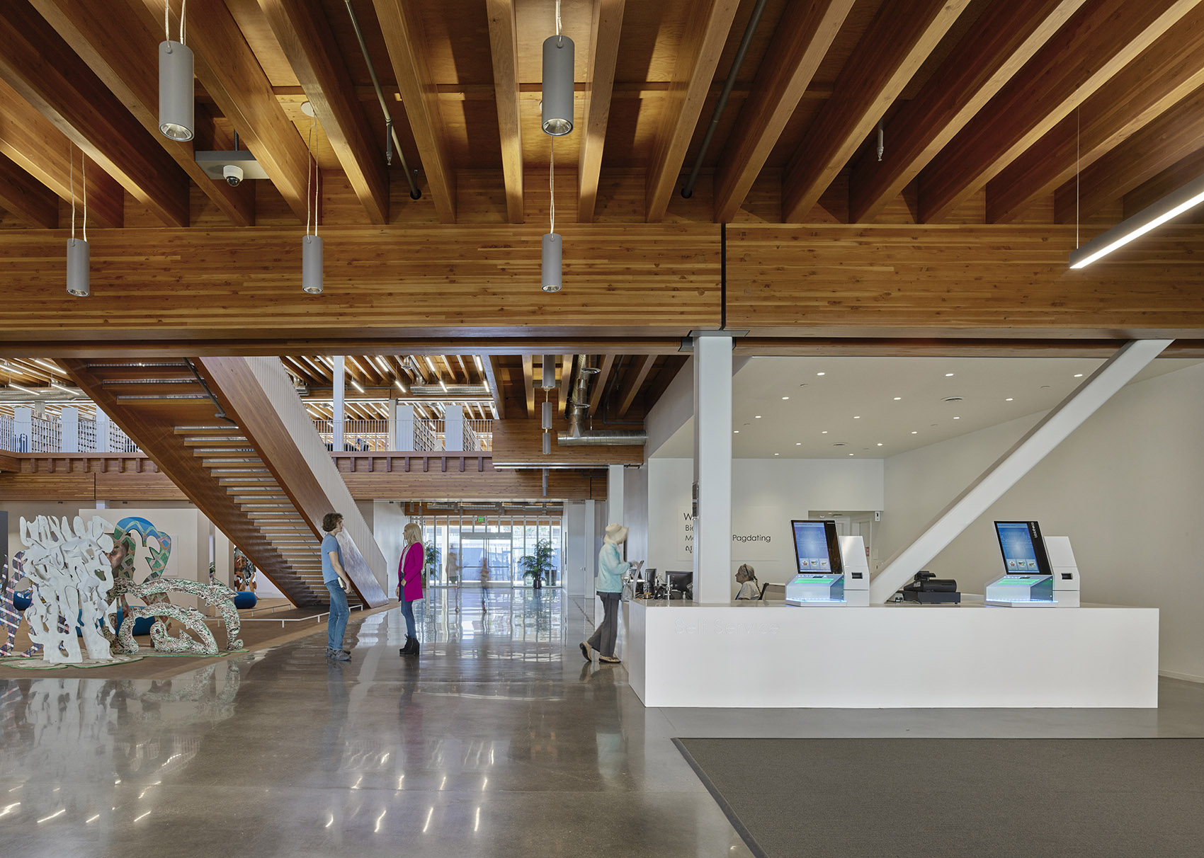 Billie Jean King Main Library by SOM - 谷德设计网