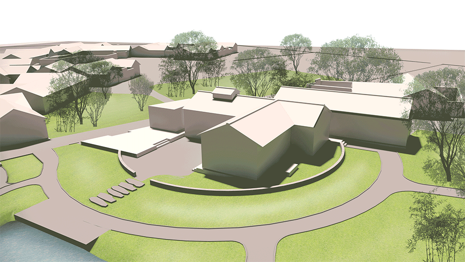 Sichuan Dayi Country Ecology Museum & Moire Pattern Dynamic Wall, China ...