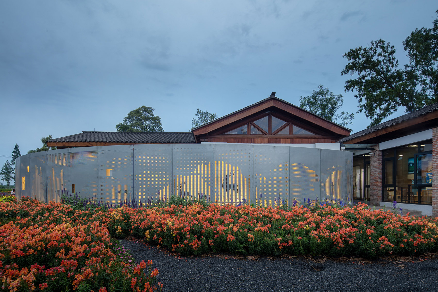 Sichuan Dayi Country Ecology Museum & Moire Pattern Dynamic Wall, China ...