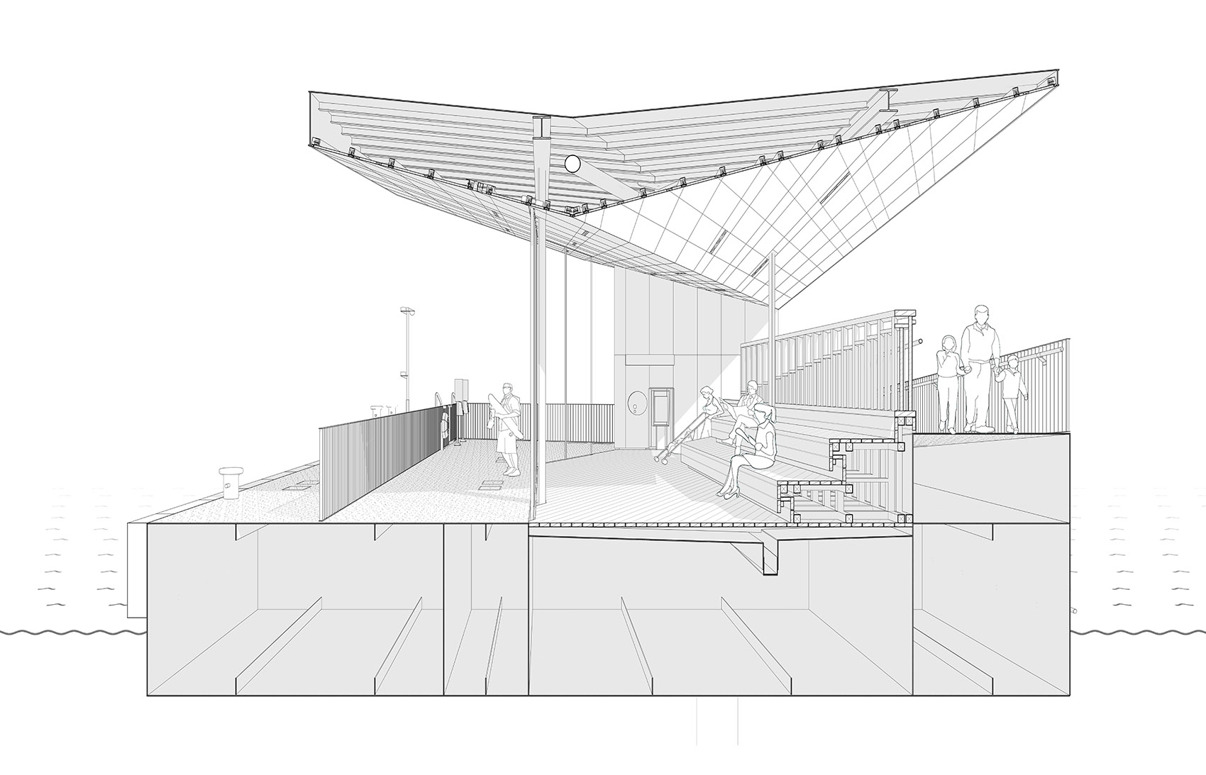 Royal Wharf Pier by Nex - 谷德设计网