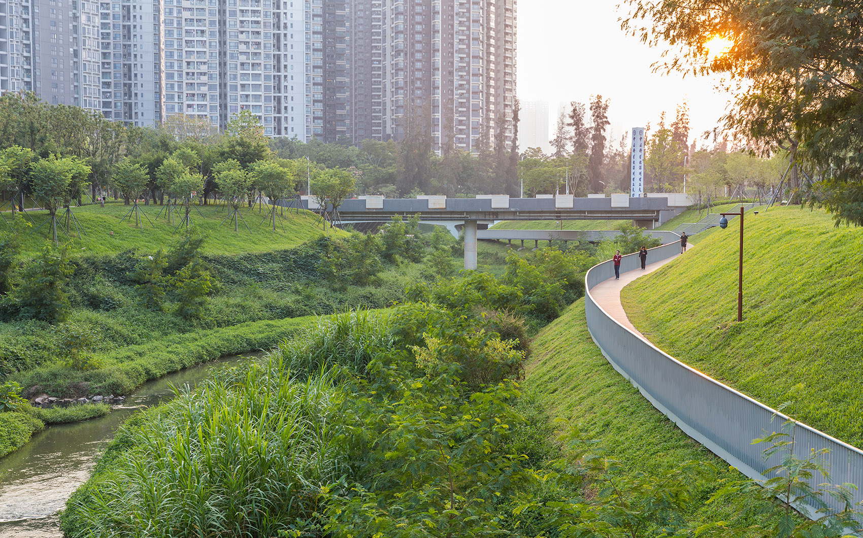 Dasha River Ecological Corridor, Shenzhen by AECOM - 谷德设计网