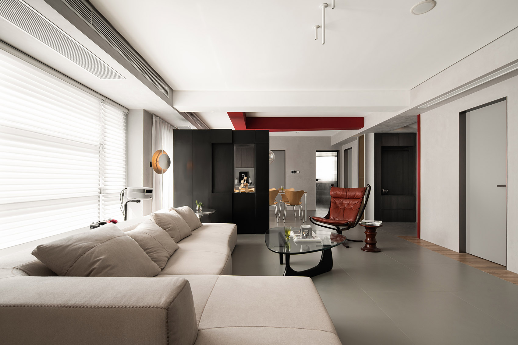 Apartment with free plan and fluent space, China by DNA Architects - 谷德设计网