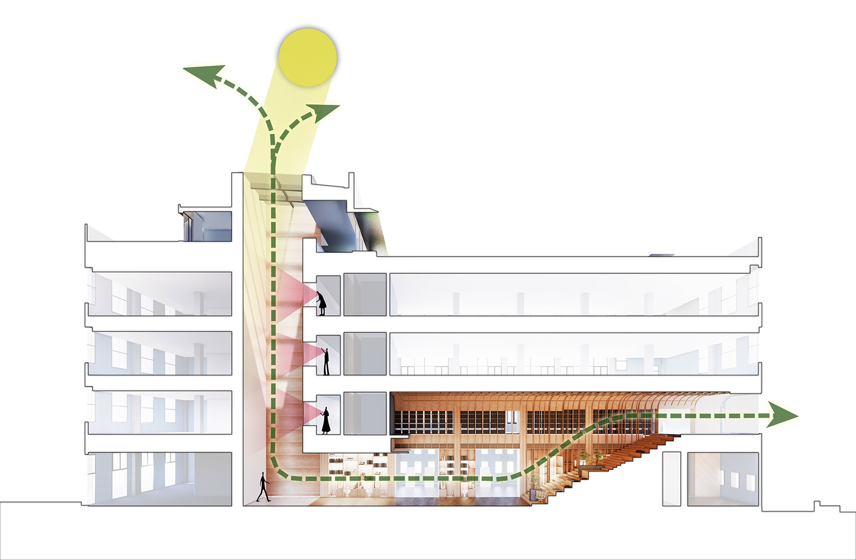 Library of Zijin Campus, Nanjing Normal University, China by DUTS ...