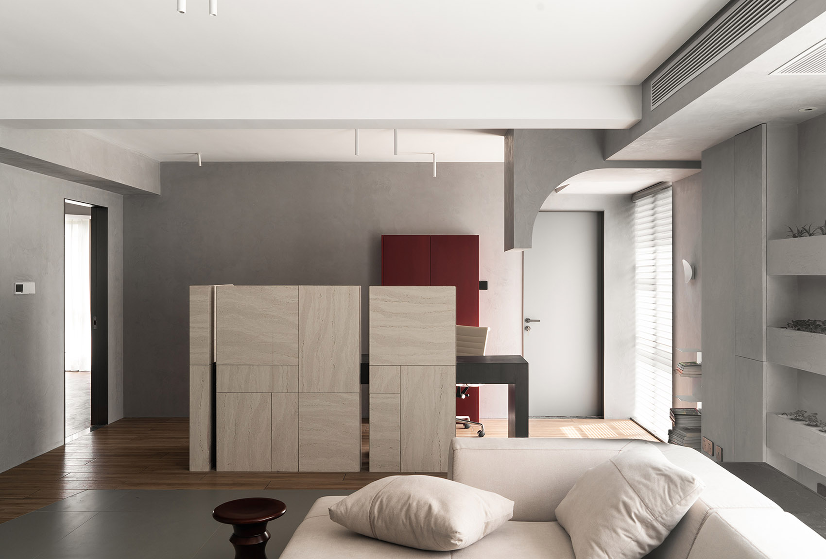 Apartment with free plan and fluent space, China by DNA Architects - 谷德设计网