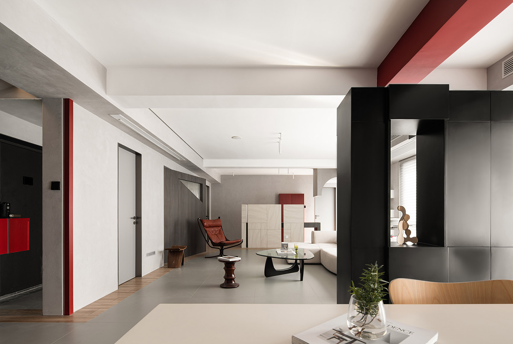 Apartment with free plan and fluent space, China by DNA Architects - 谷德设计网