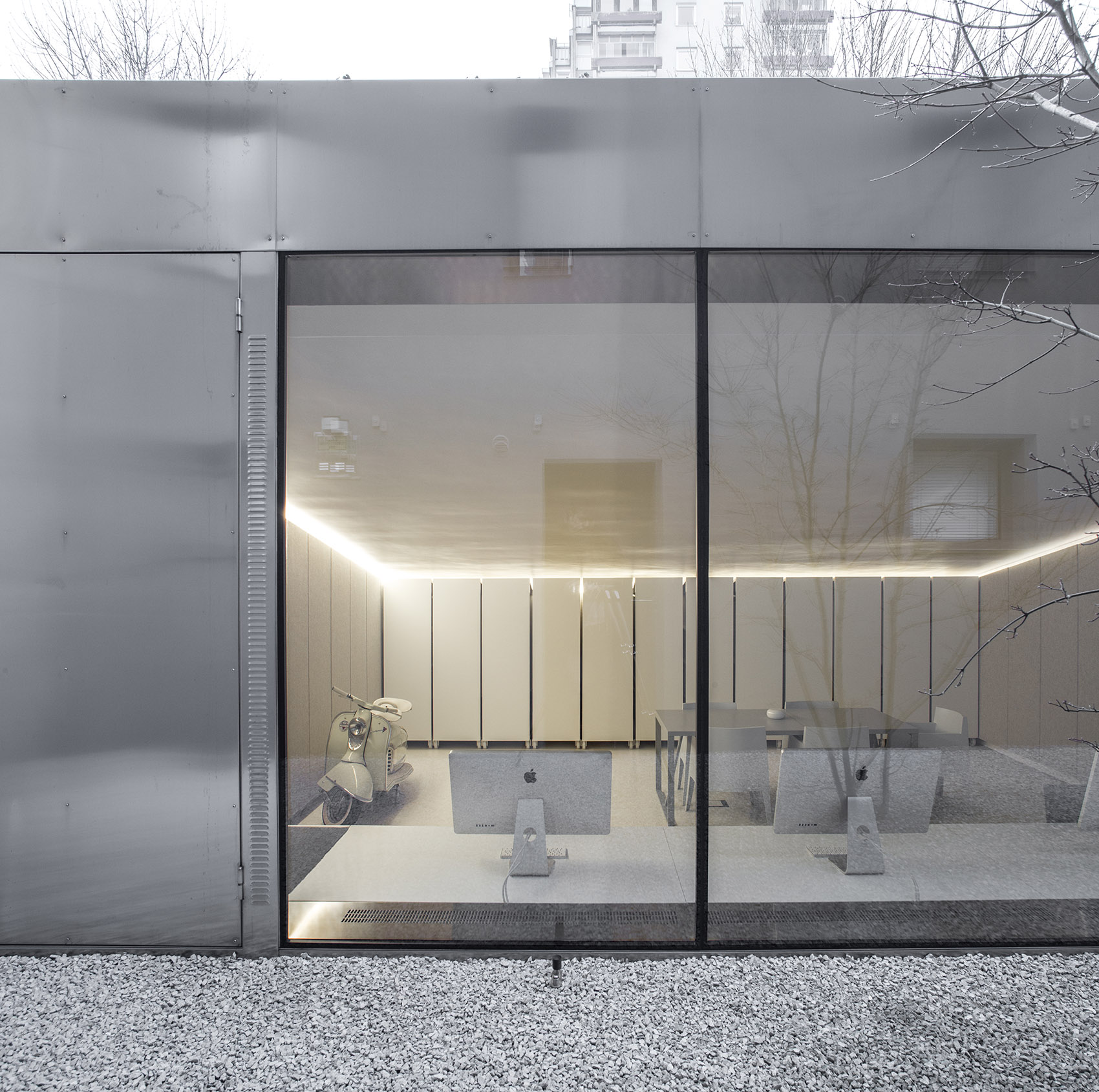 Sunken design studio by dekleva gregorič architects - 谷德设计网