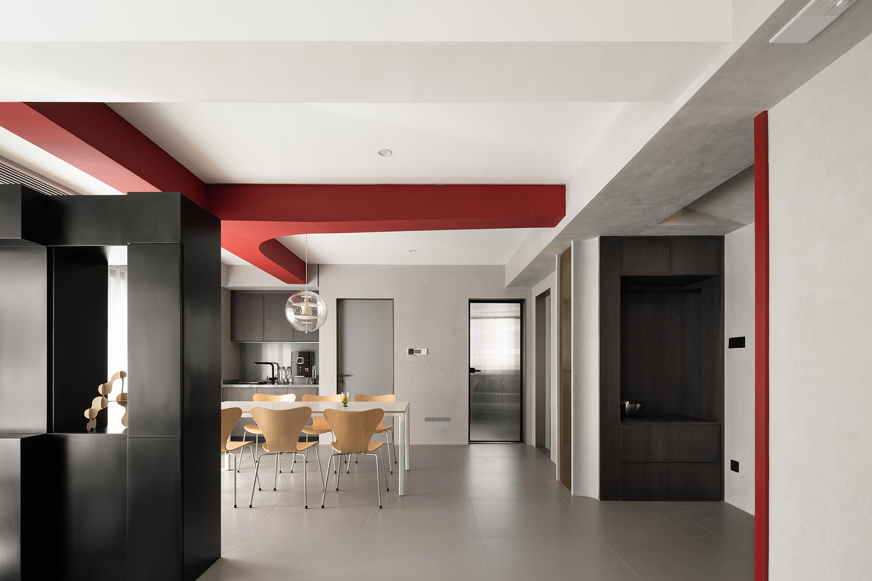 Apartment with free plan and fluent space, China by DNA Architects - 谷德设计网