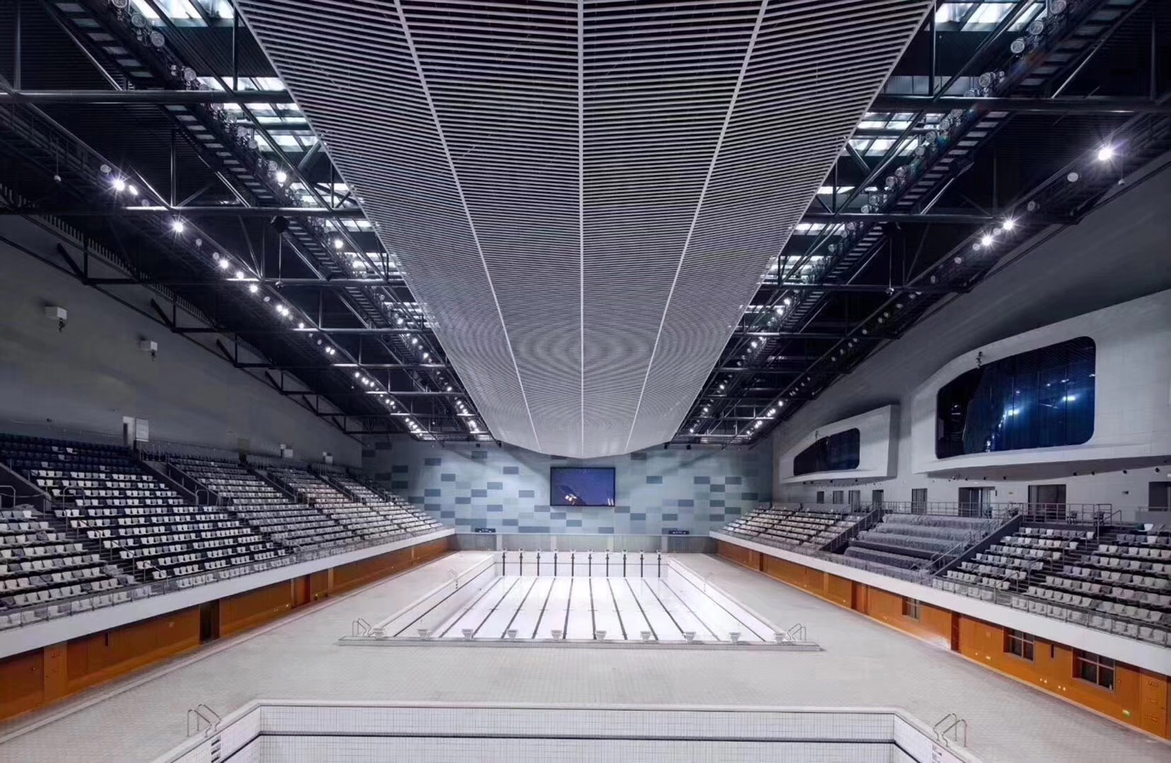 Interior Design of Ningbo Olympic Sports Center, China by CCDI Beijing ...