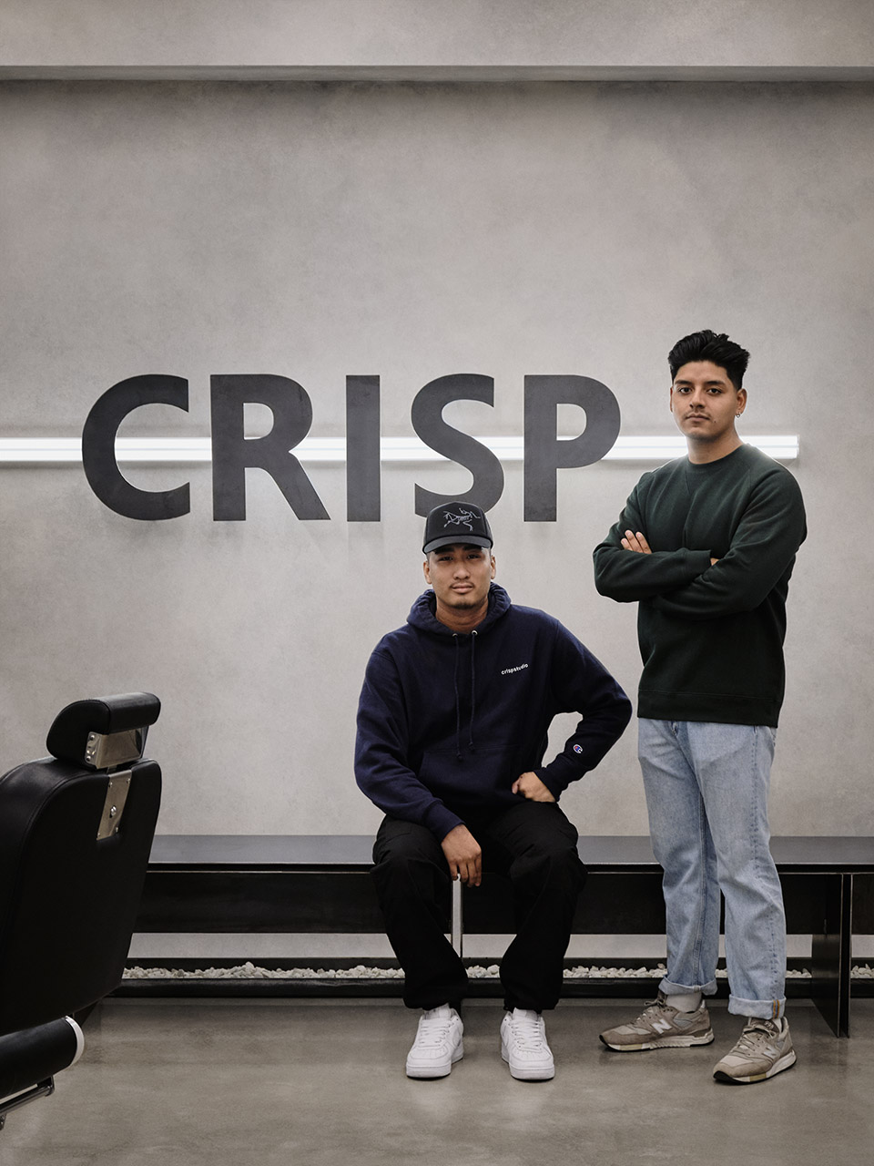 CRISP barber shop by IVY Studio - 谷德设计网