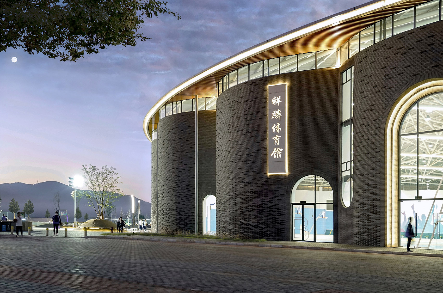 Gymnasium and Swimming Pool of Fujian Jian’ou First High School, China ...