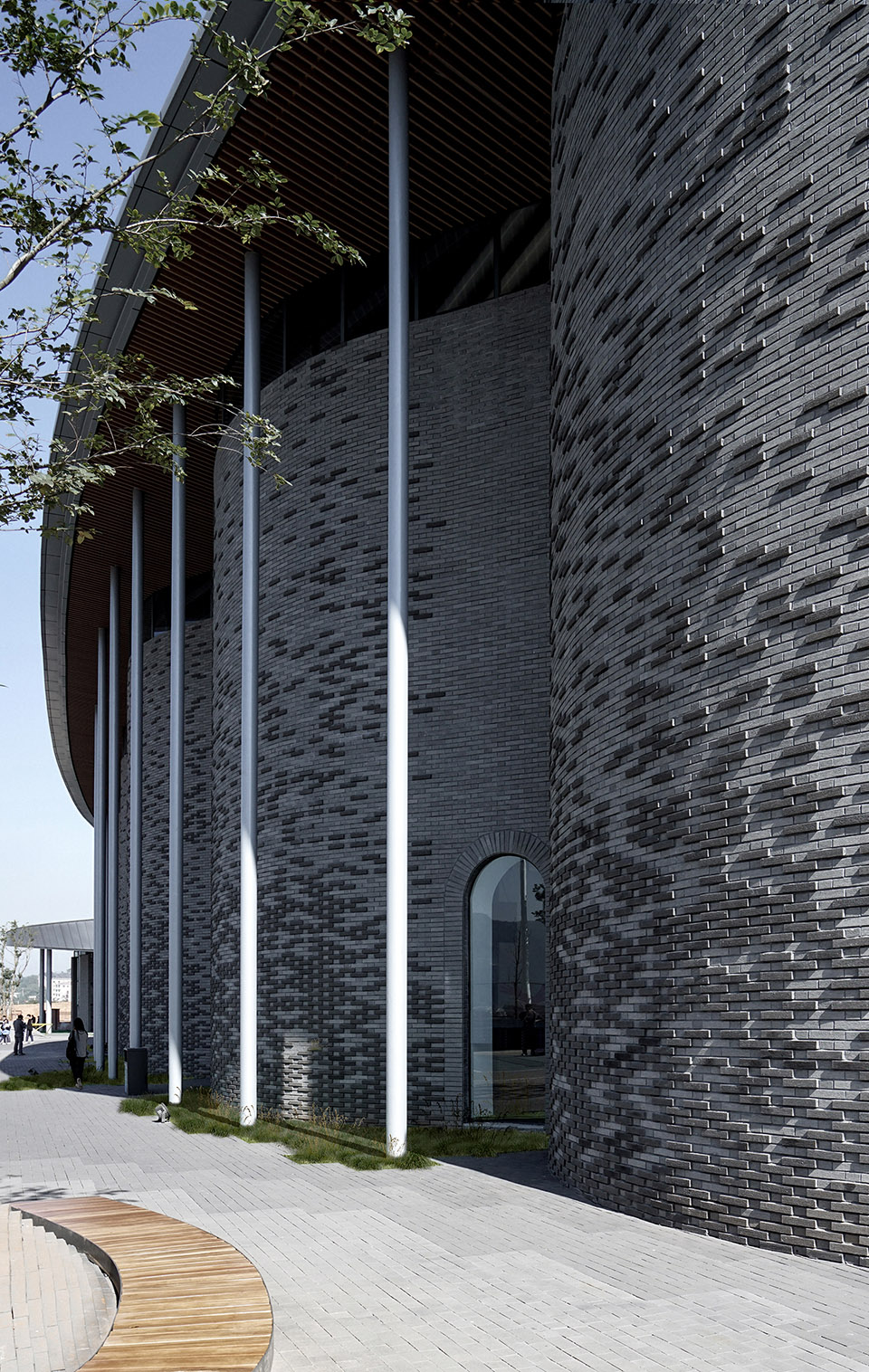 Gymnasium and Swimming Pool of Fujian Jian’ou First High School, China ...