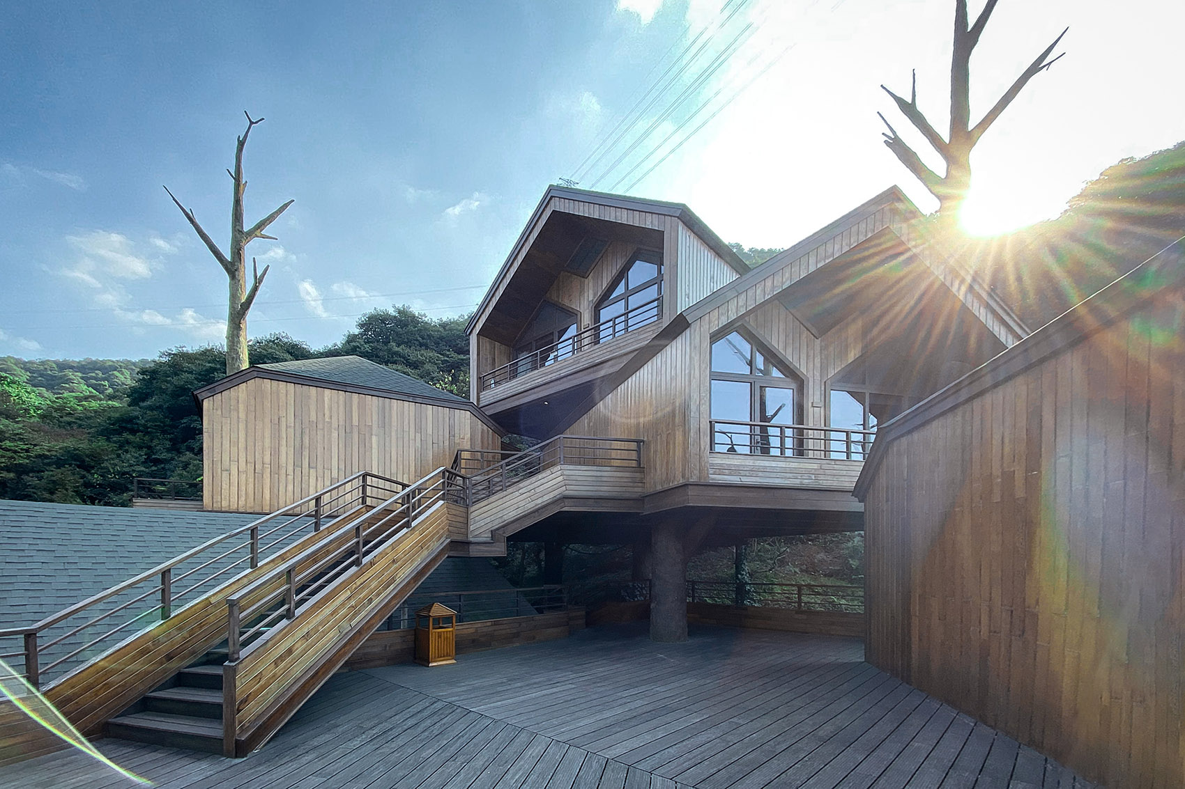 Tree House Design of Senbo Resort Hangzhou, China by WH studio - 谷德设计网