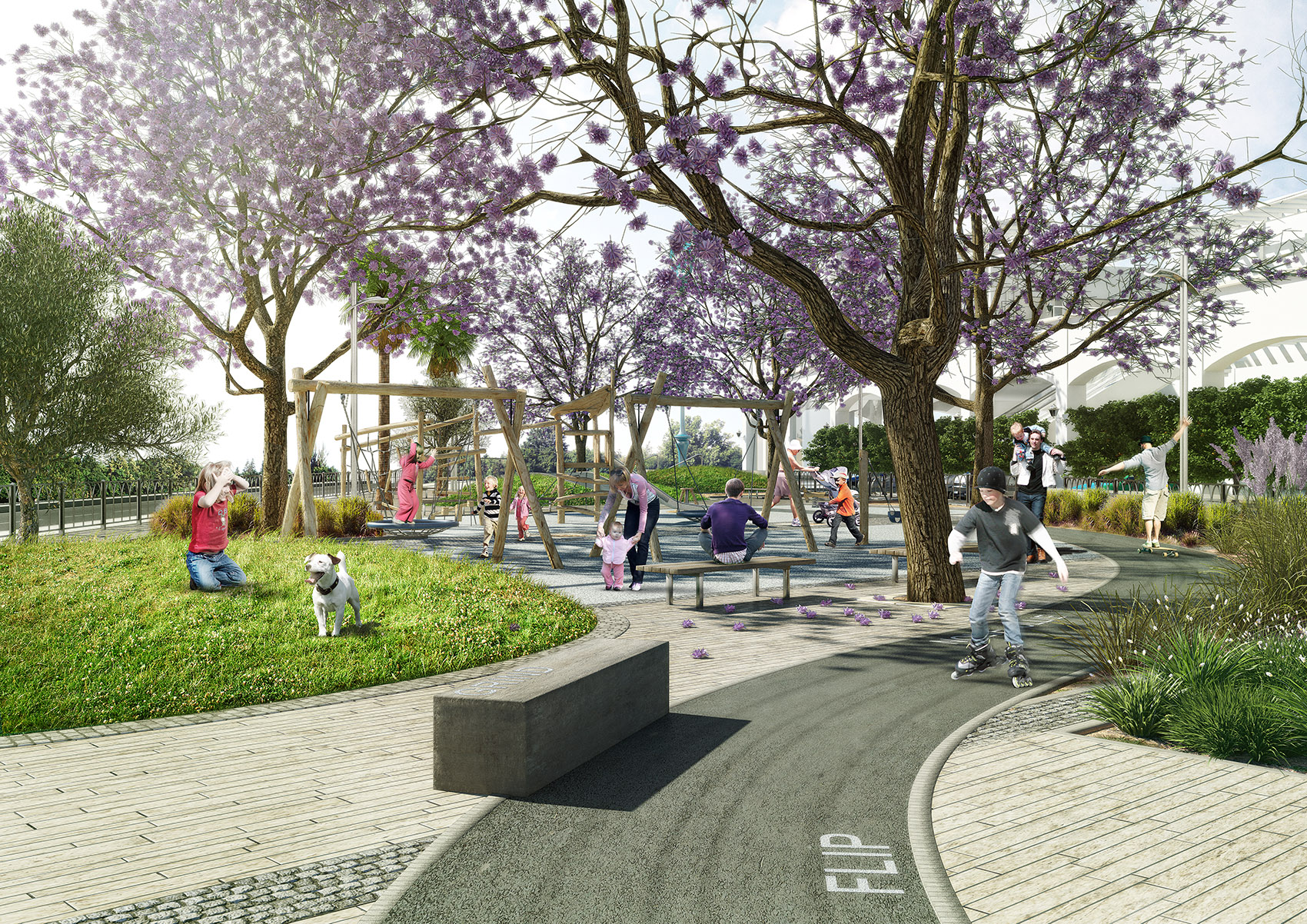 Sport-Promenade Binyamina by BO Landscape Architecture - 谷德设计网