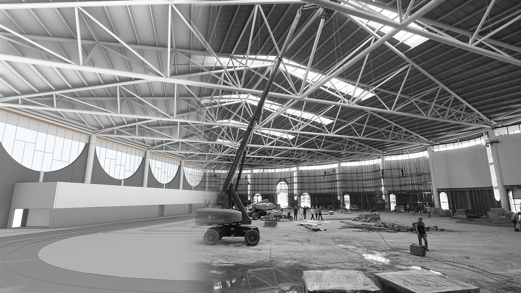 Gymnasium and Swimming Pool of Fujian Jian’ou First High School, China ...