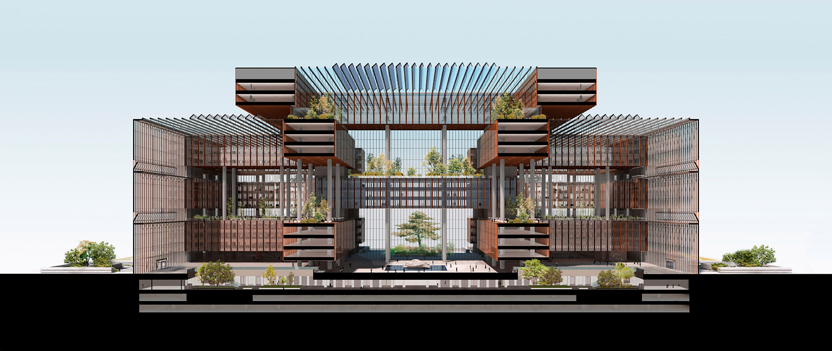 Asia Financial Center & AIIB Headquarters, Beijing, China by gmp + THAD ...