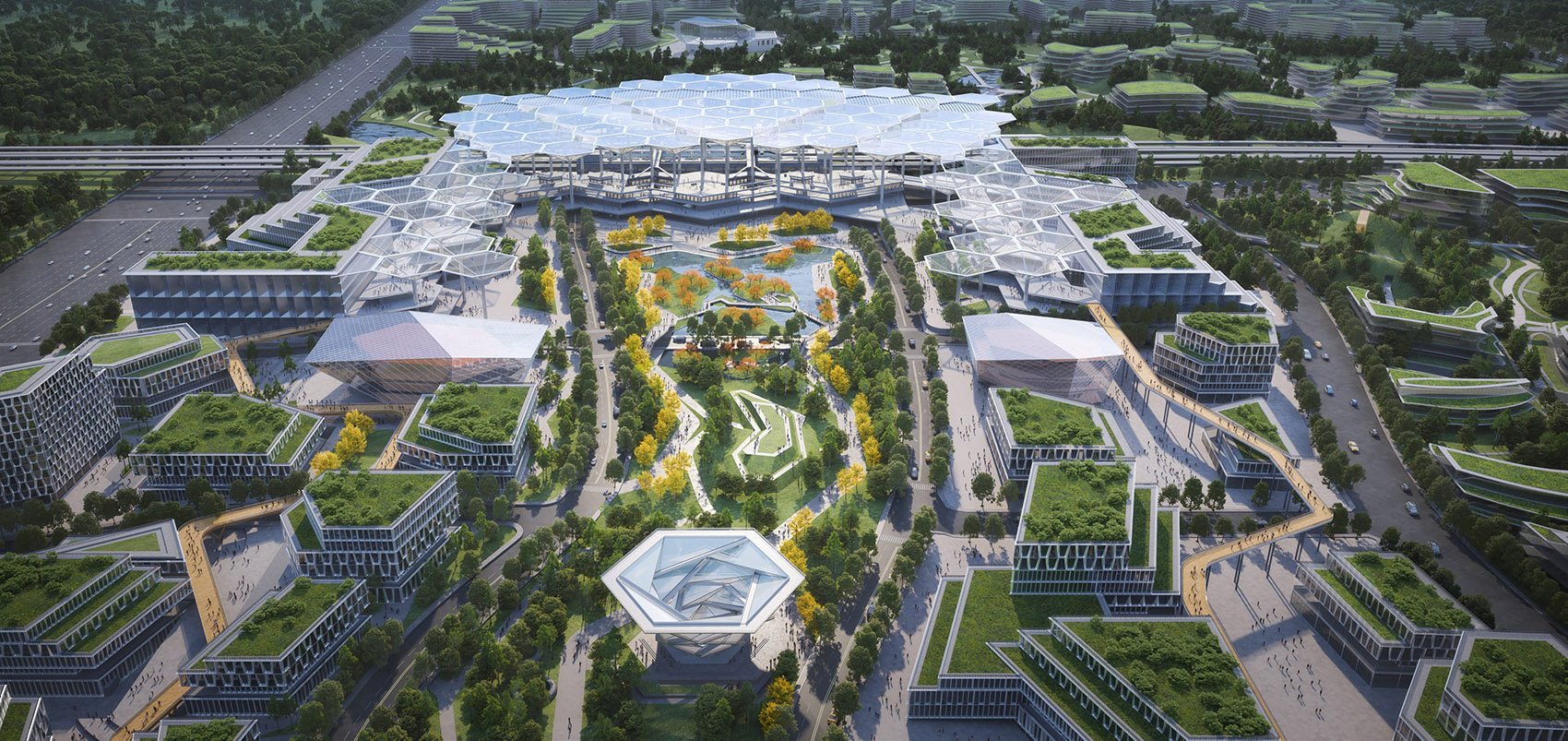 Chengdu Future City: gmp wins competition for new high-tech development ...