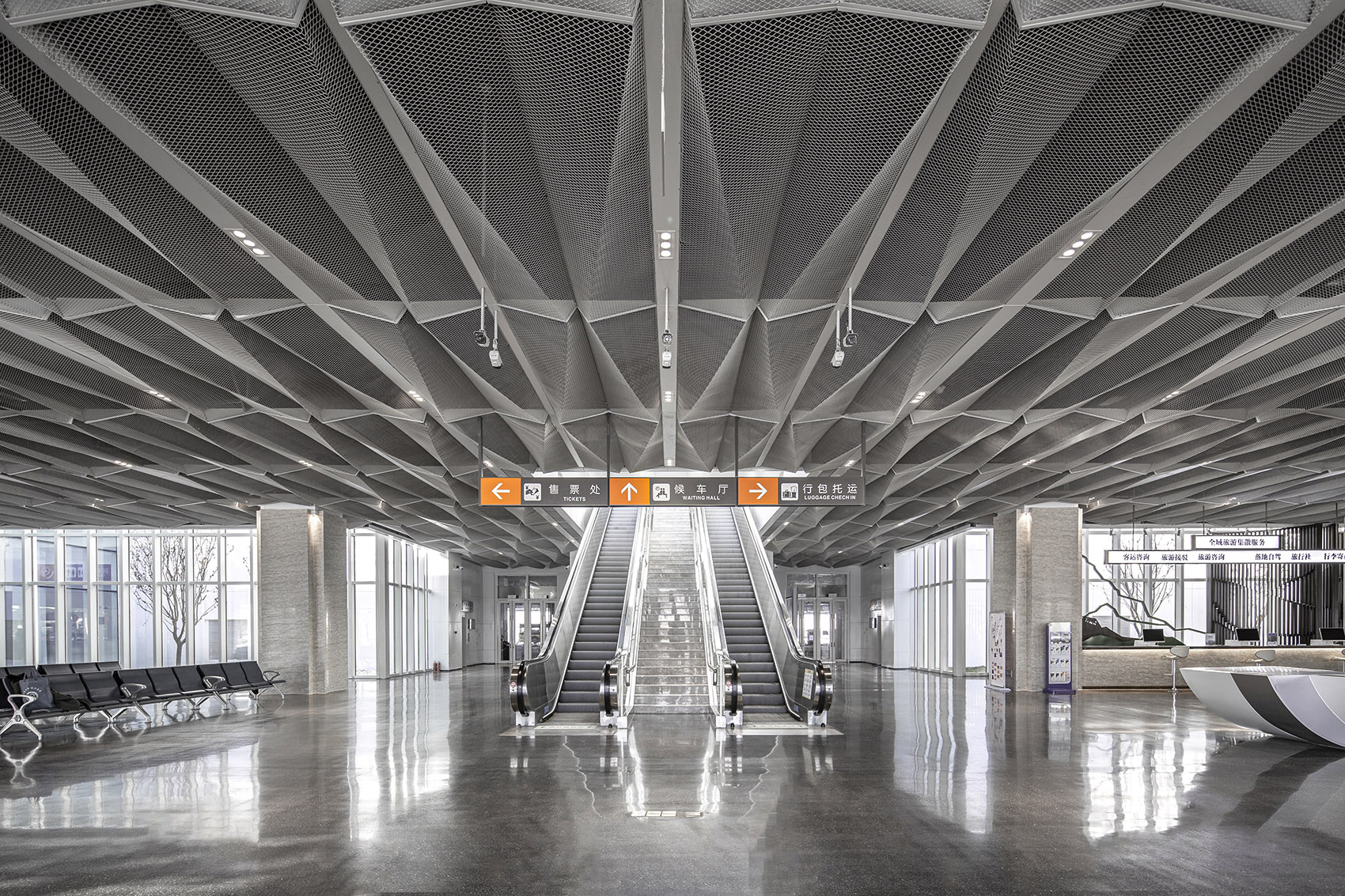 Interior Design of Huai’an East Railway Station Comprehensive Passenger ...