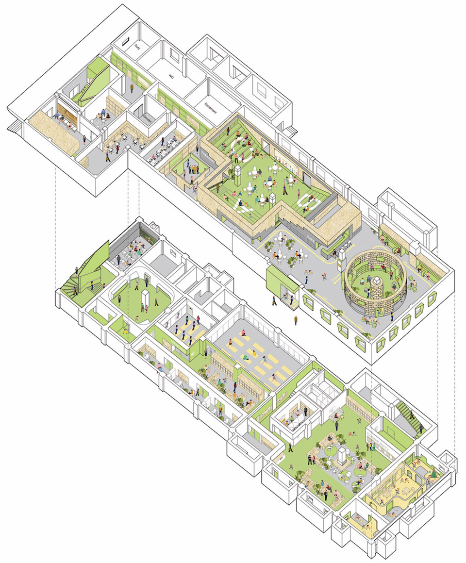 Cultural Activity Center of Beijing Guang’anmennei Community by MAT ...