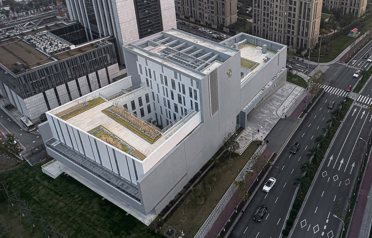 Police business building of Ningbo Customs anti smuggling Bureau, China ...