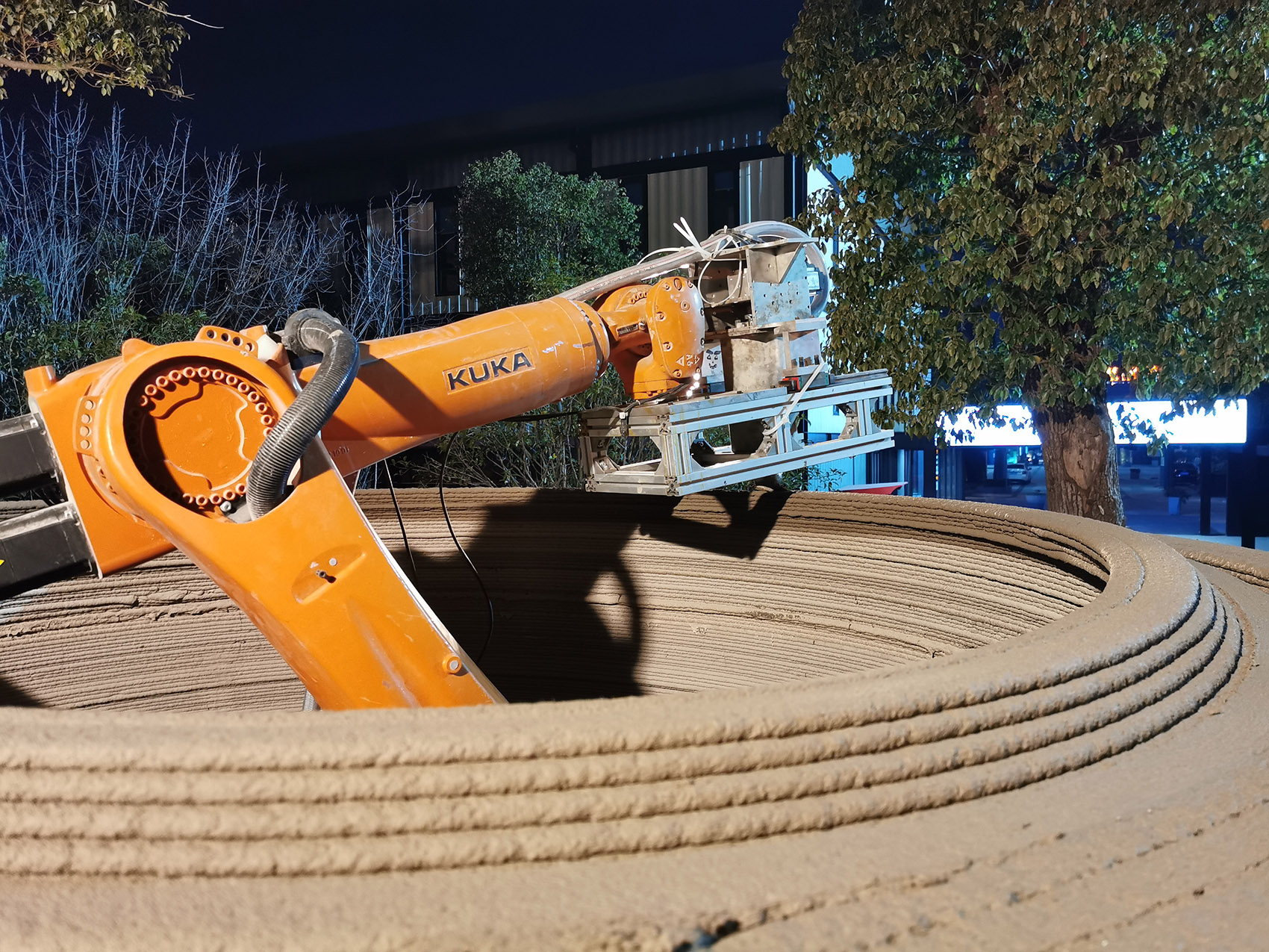 A Robot-3D printed Concrete Book Cabin, China by Professor XU Weiguo’s ...