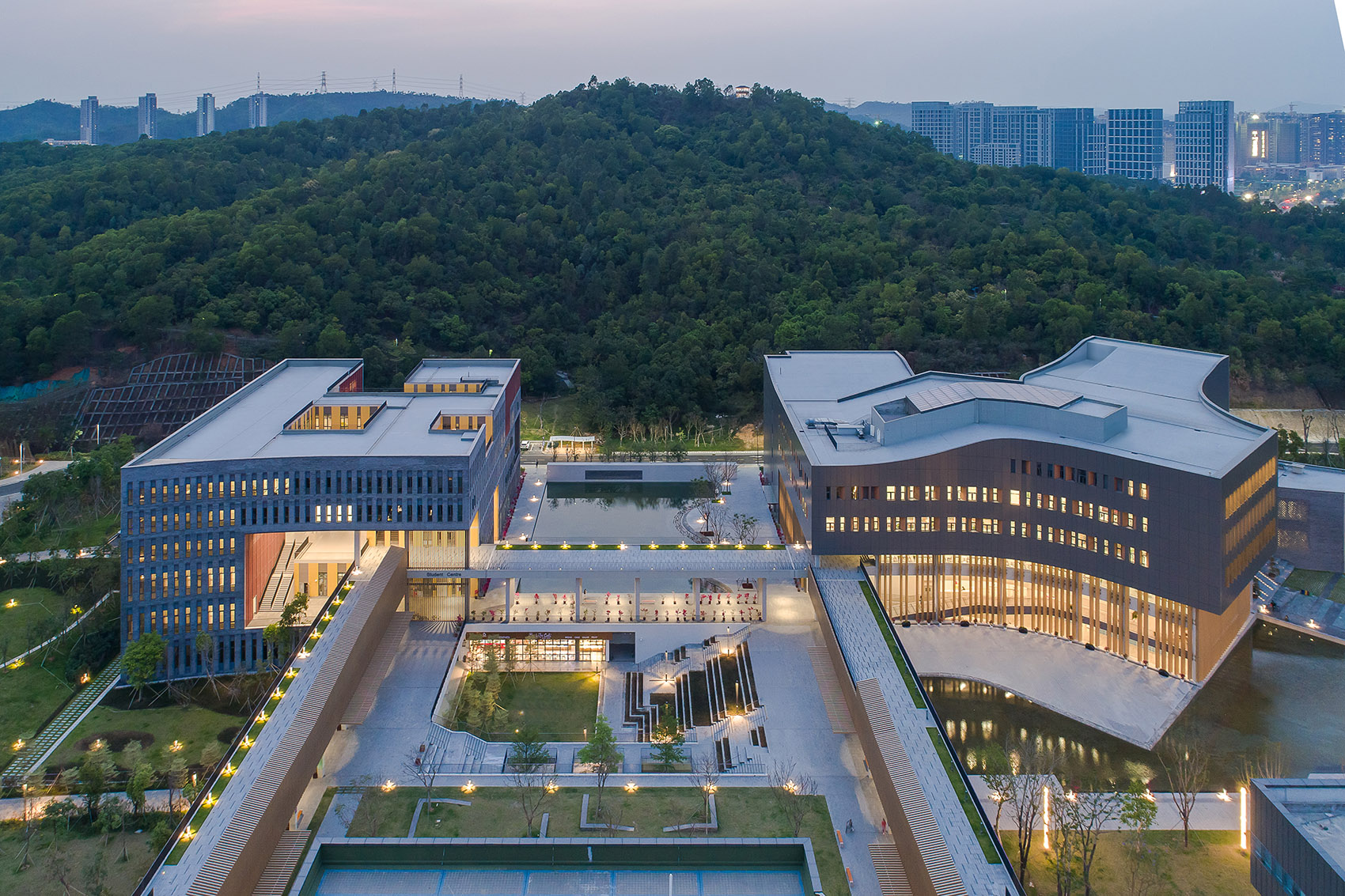 Chinese University of Hong Kong (SZ) Library by Wang Weijen ...
