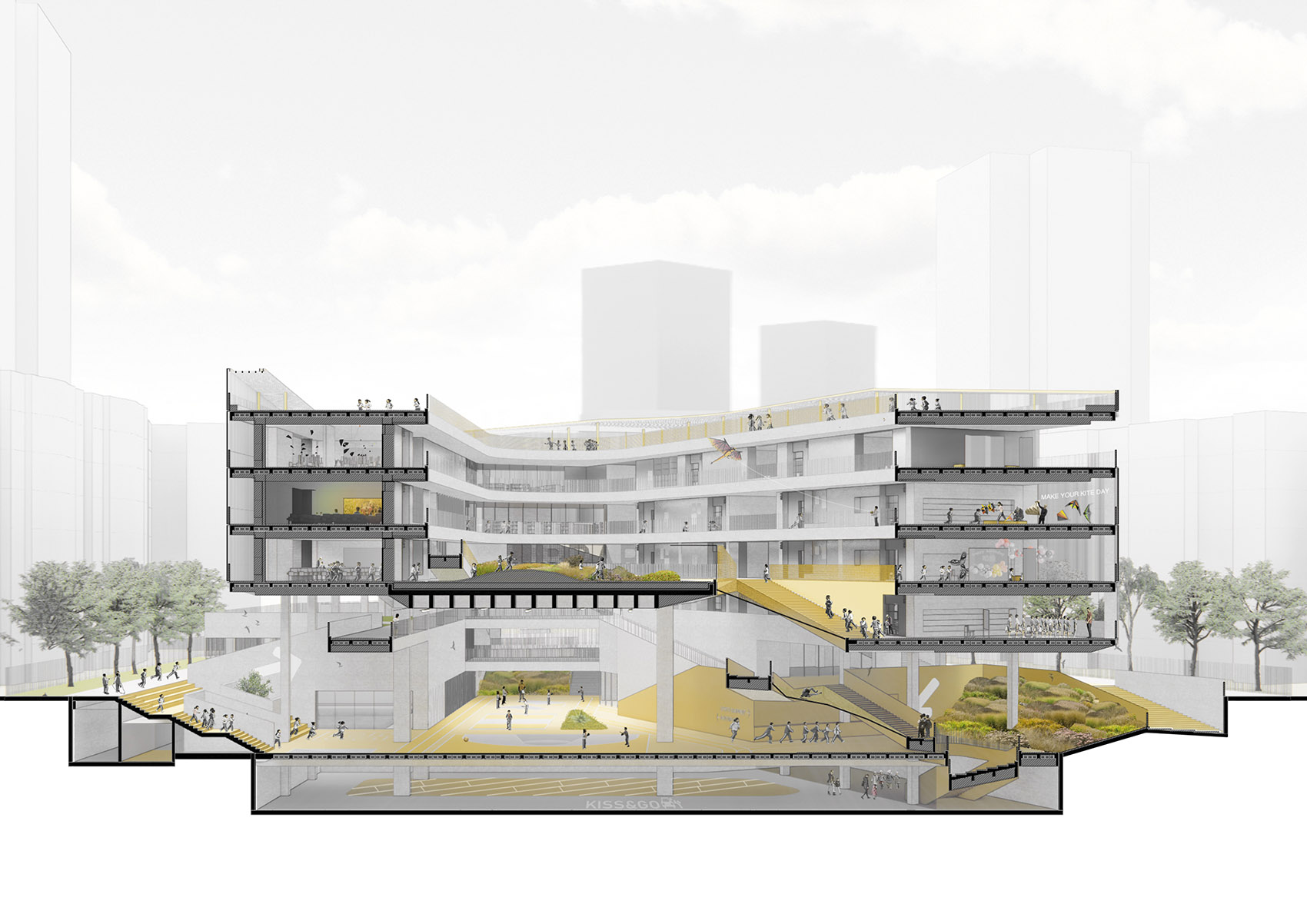 The Overlapped Campus: Lianhua Primary School, China by reMIX Studio ...