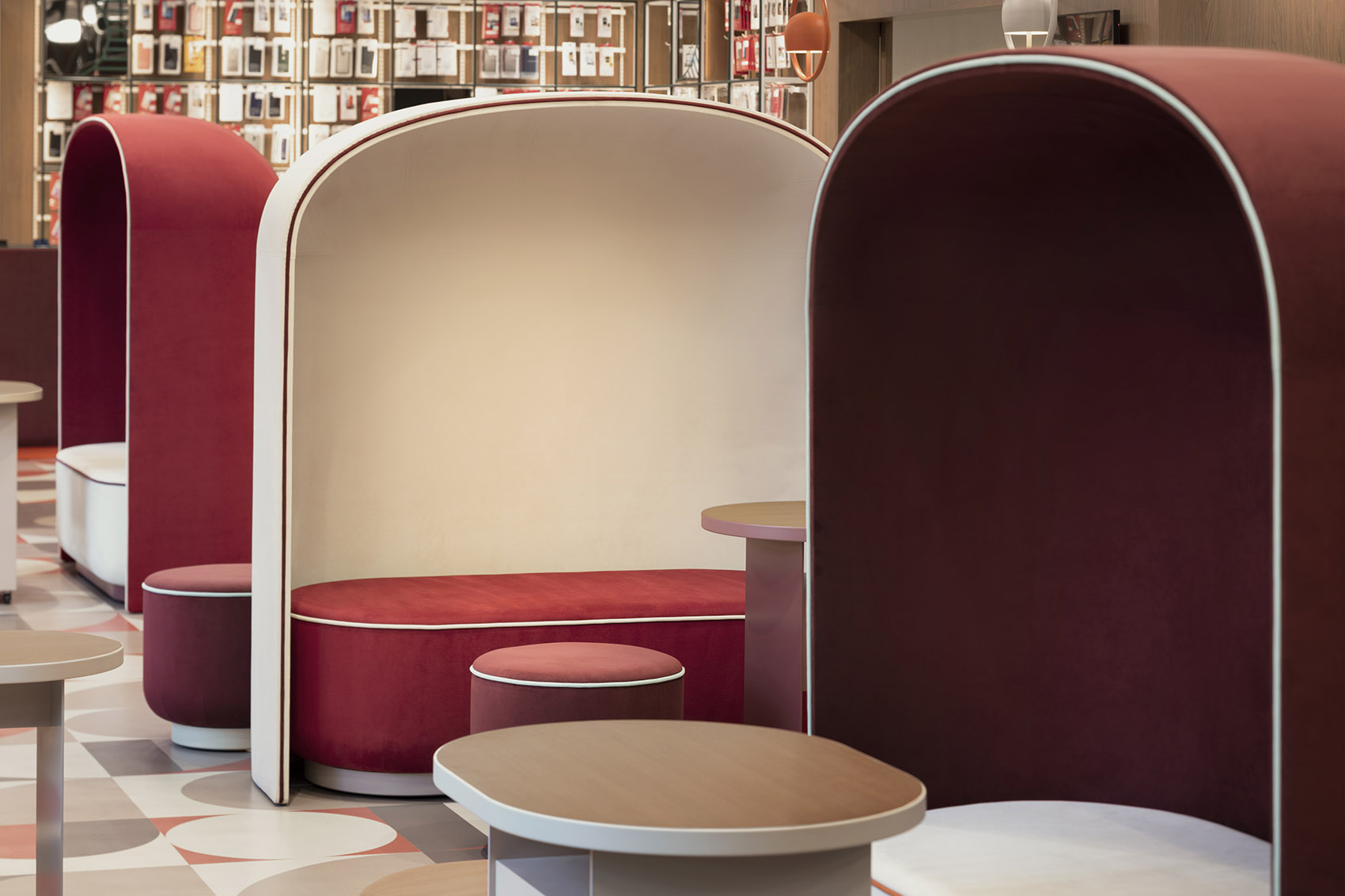 docomo shop + d garden by nendo - 谷德设计网