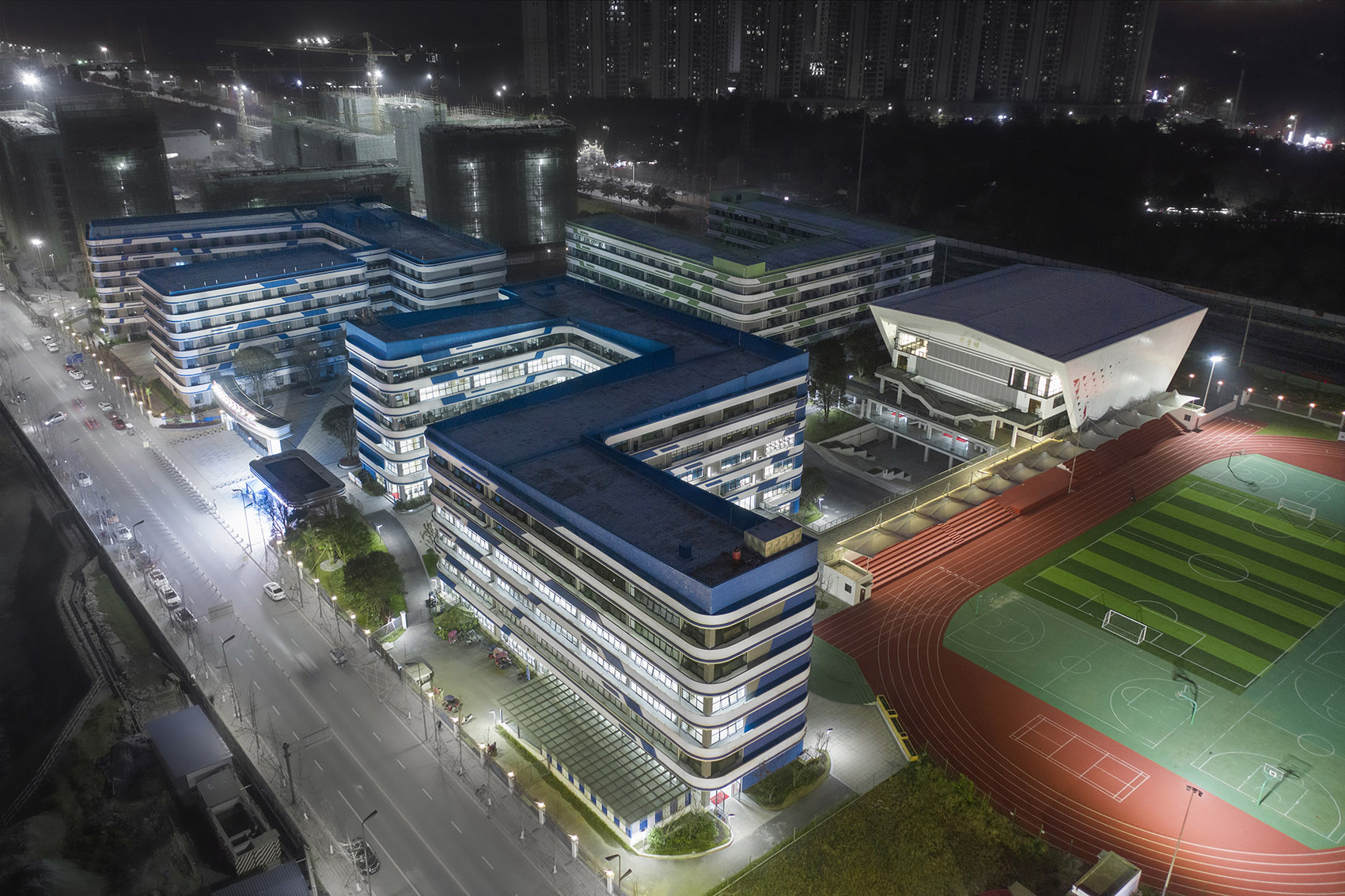 Chengdu New Century Foreign Language School, China by ZZHK Architects ...