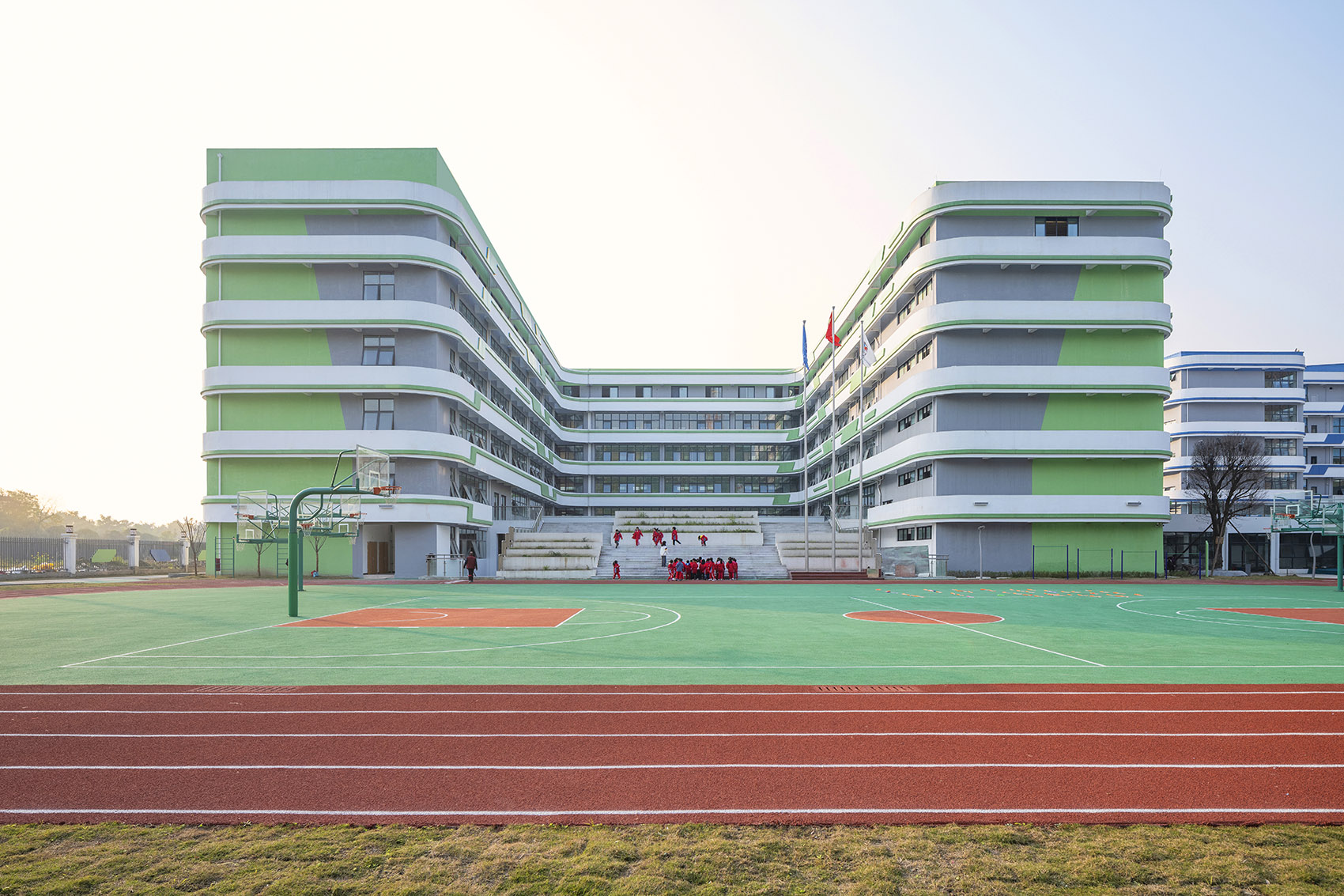 Chengdu New Century Foreign Language School, China by ZZHK Architects ...