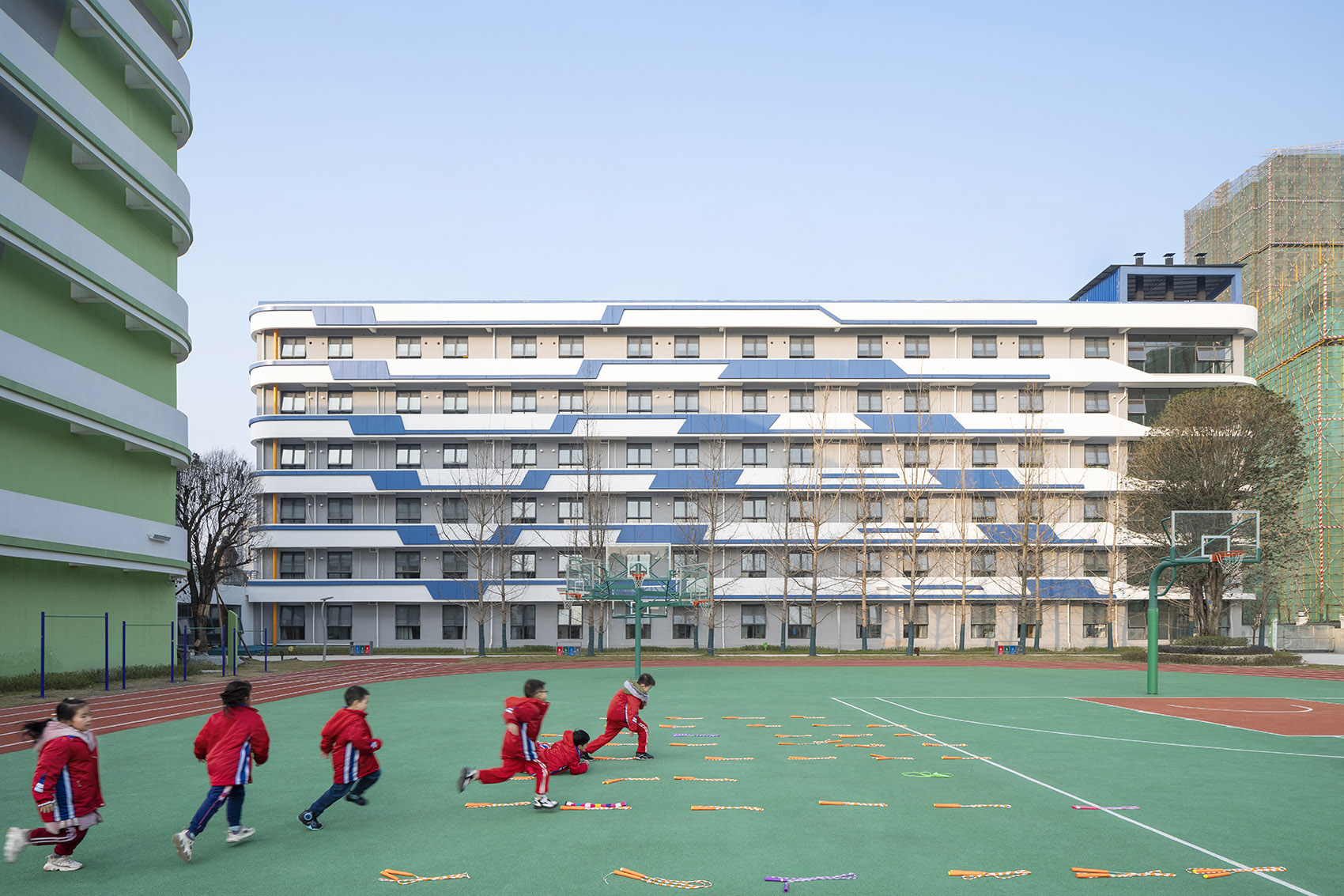 Chengdu New Century Foreign Language School, China by ZZHK Architects ...