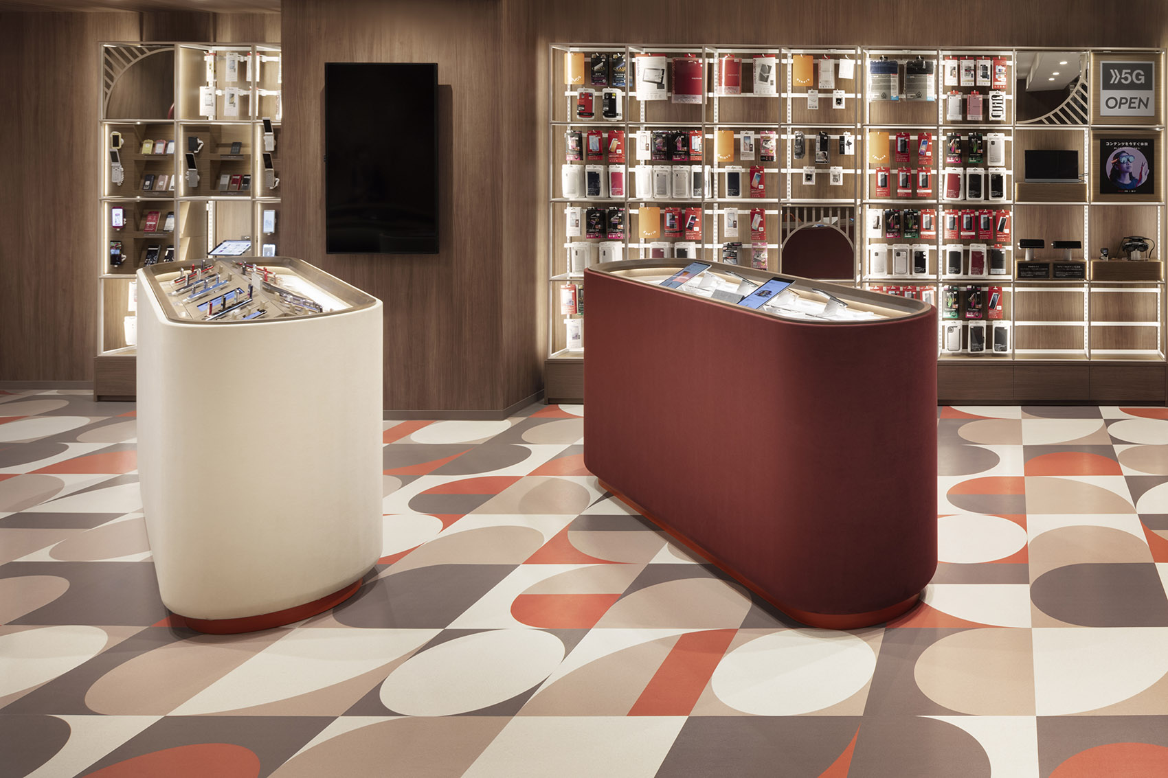 docomo shop + d garden by nendo - 谷德设计网