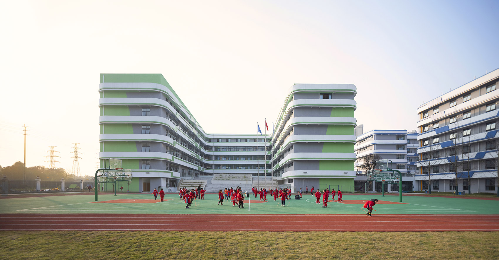 Chengdu New Century Foreign Language School, China by ZZHK Architects ...