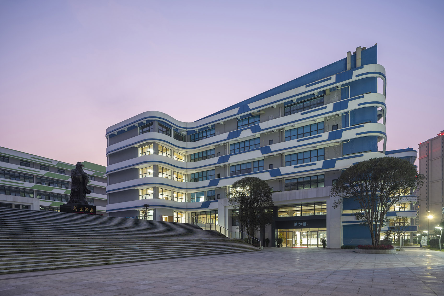 Chengdu New Century Foreign Language School, China by ZZHK Architects ...